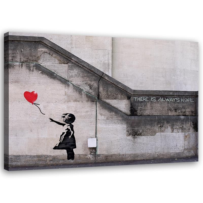 Bild Banksy Mädchen mit Ballon Graffiti kaufen | home24