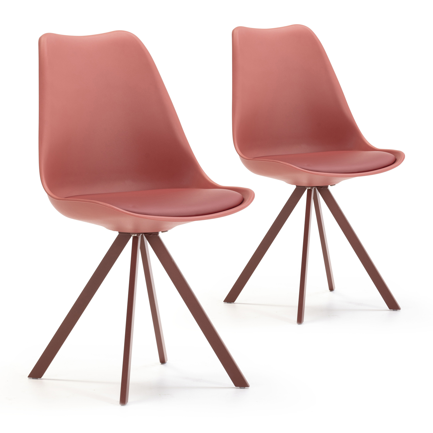 Pack 2 chaises Cross Rouge | Je commande ! | home24