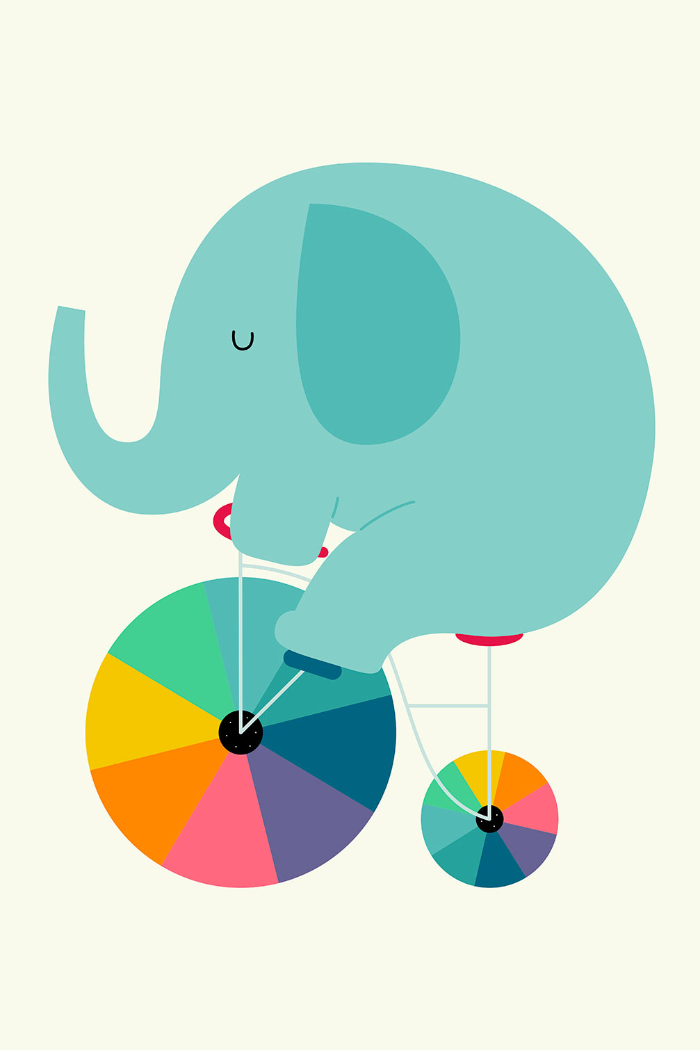 Tableau elefant circle | Je commande ! | home24