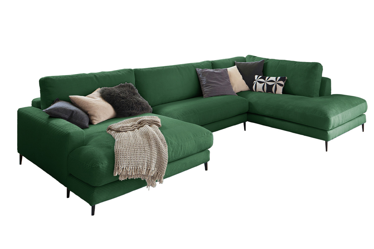 Sofa CARA Wohnlandschaft U-Form Cord kaufen | home24