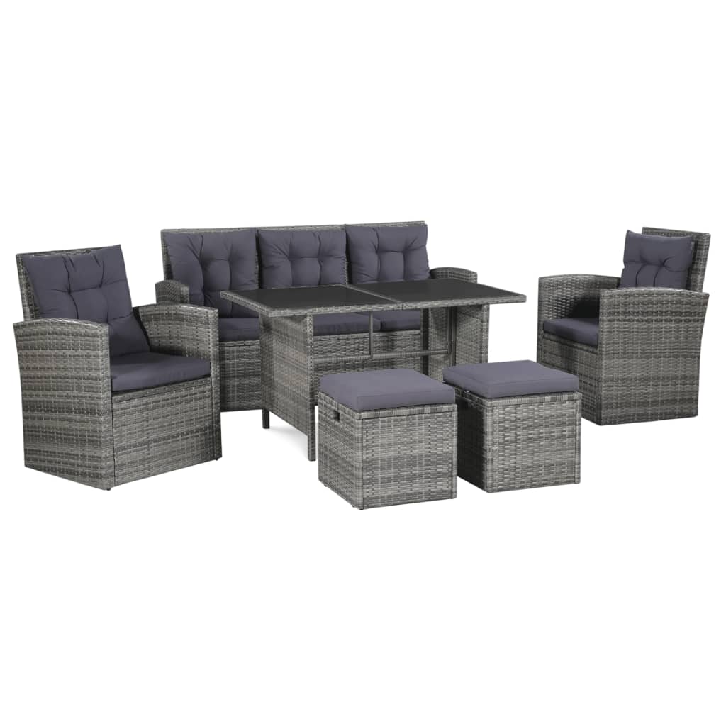 Garten-Lounge-Set (6-teilig) 43960 kaufen | home24