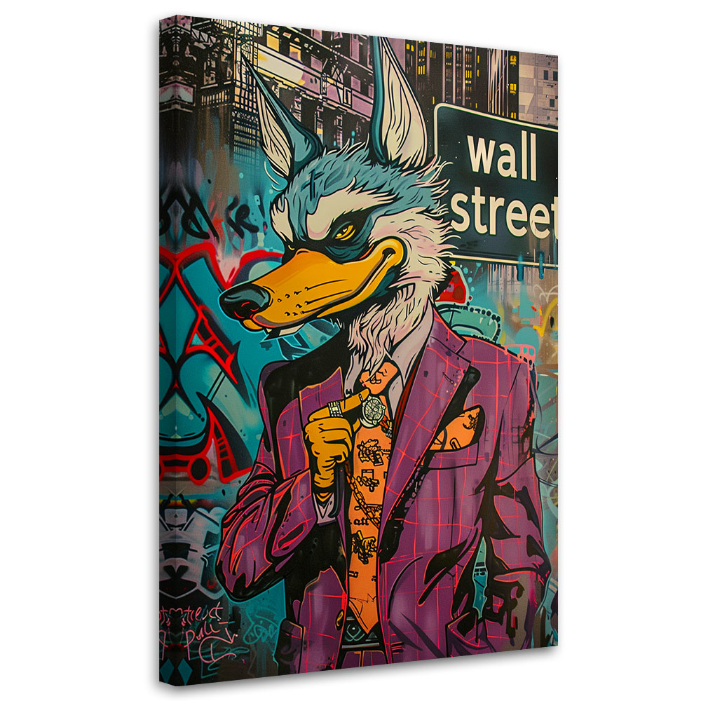 Wolf Of Wall Street Wandbild