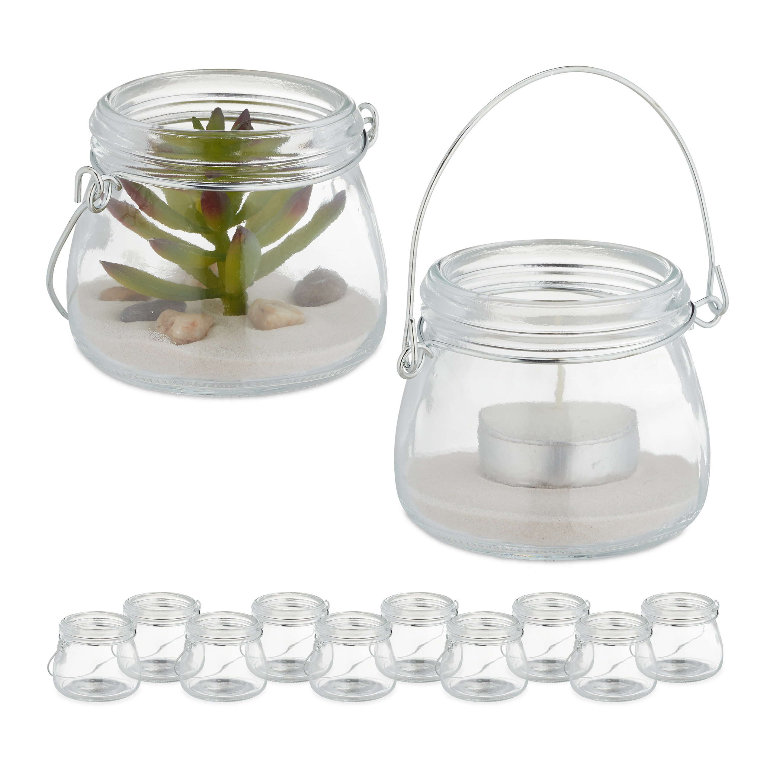 Transparentes Windlicht im 12er Set kaufen | home24