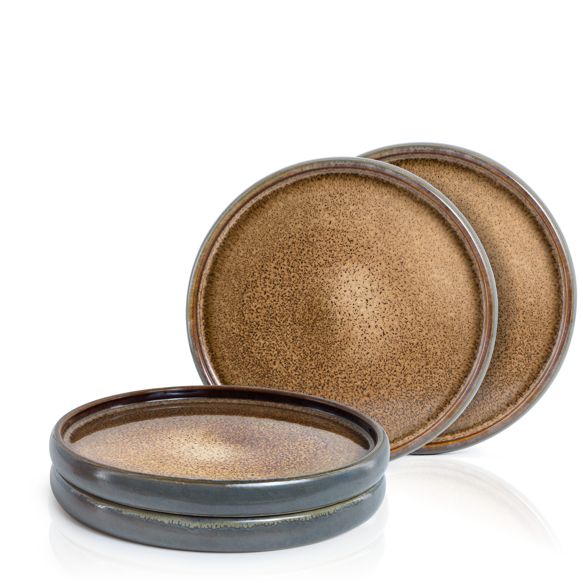 SOLID Steinzeug Teller 4er-Set kaufen | home24