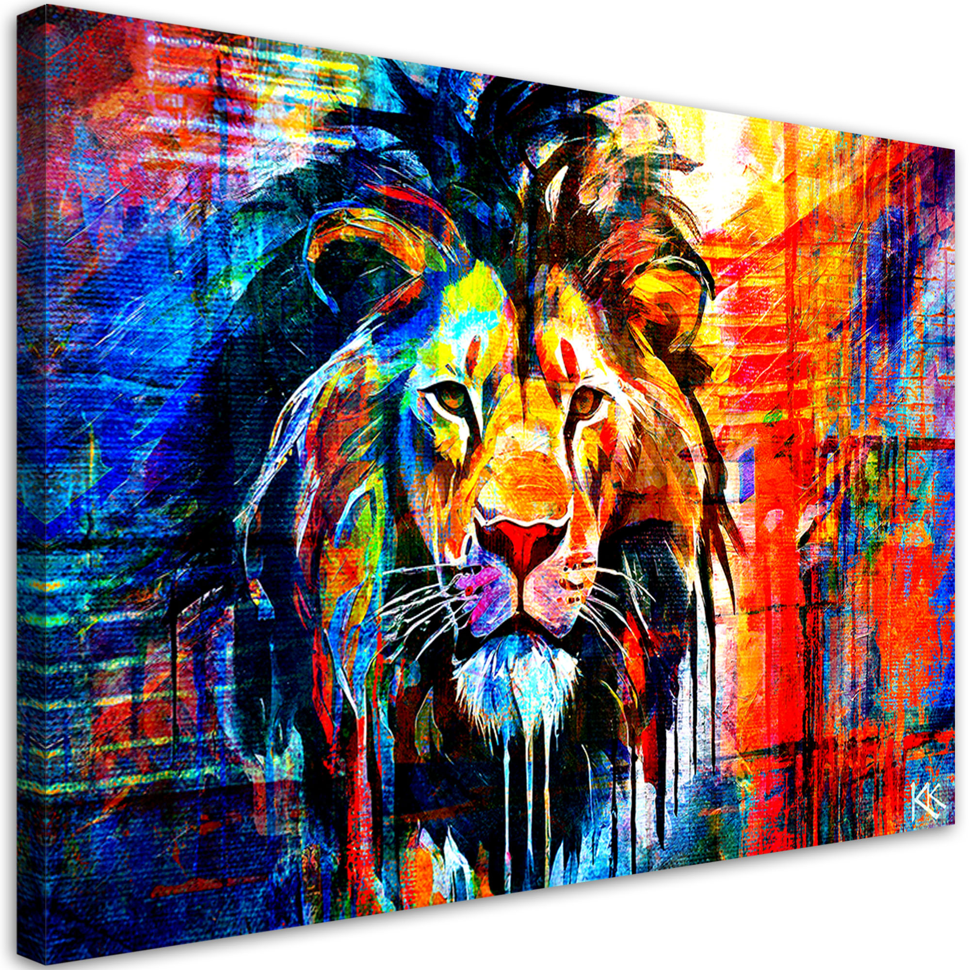 Tableau déco lion abstraction | Je commande ! | home24