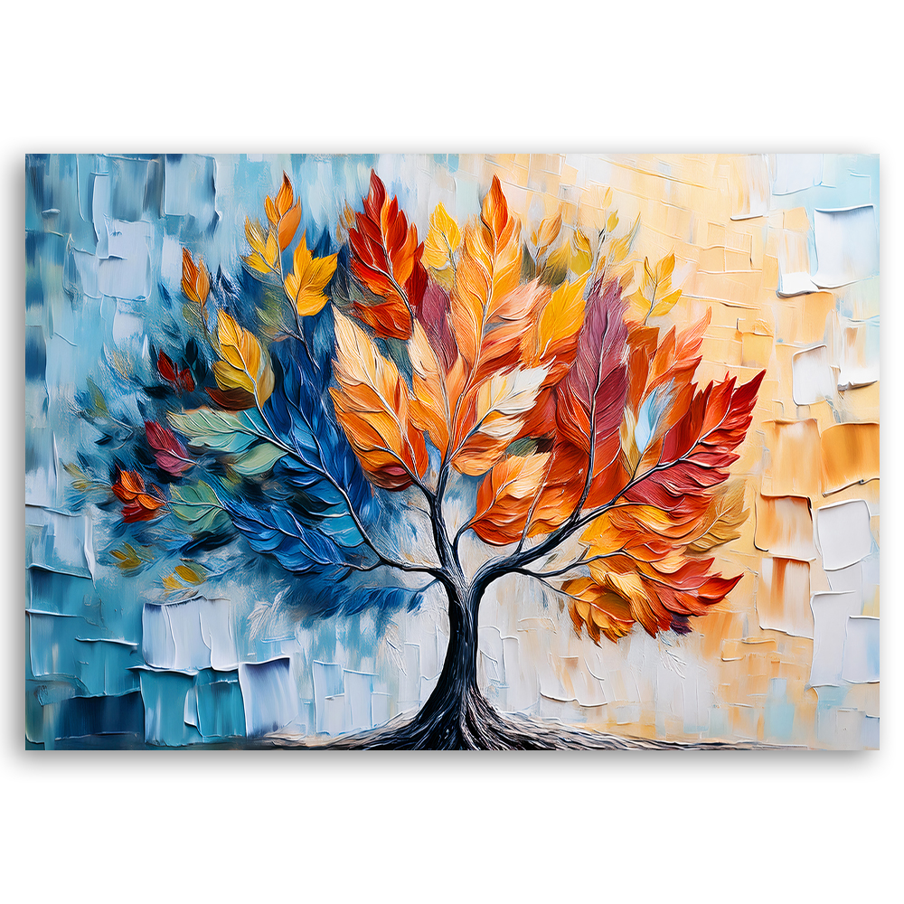Wandbild baum der liebe blätter pflanzen kaufen | home24
