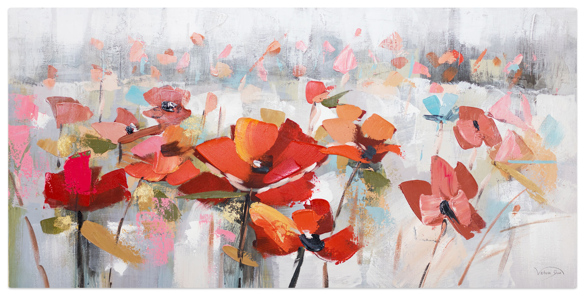 Acrylbild handgemalt Mohnblumenmeer kaufen | home24