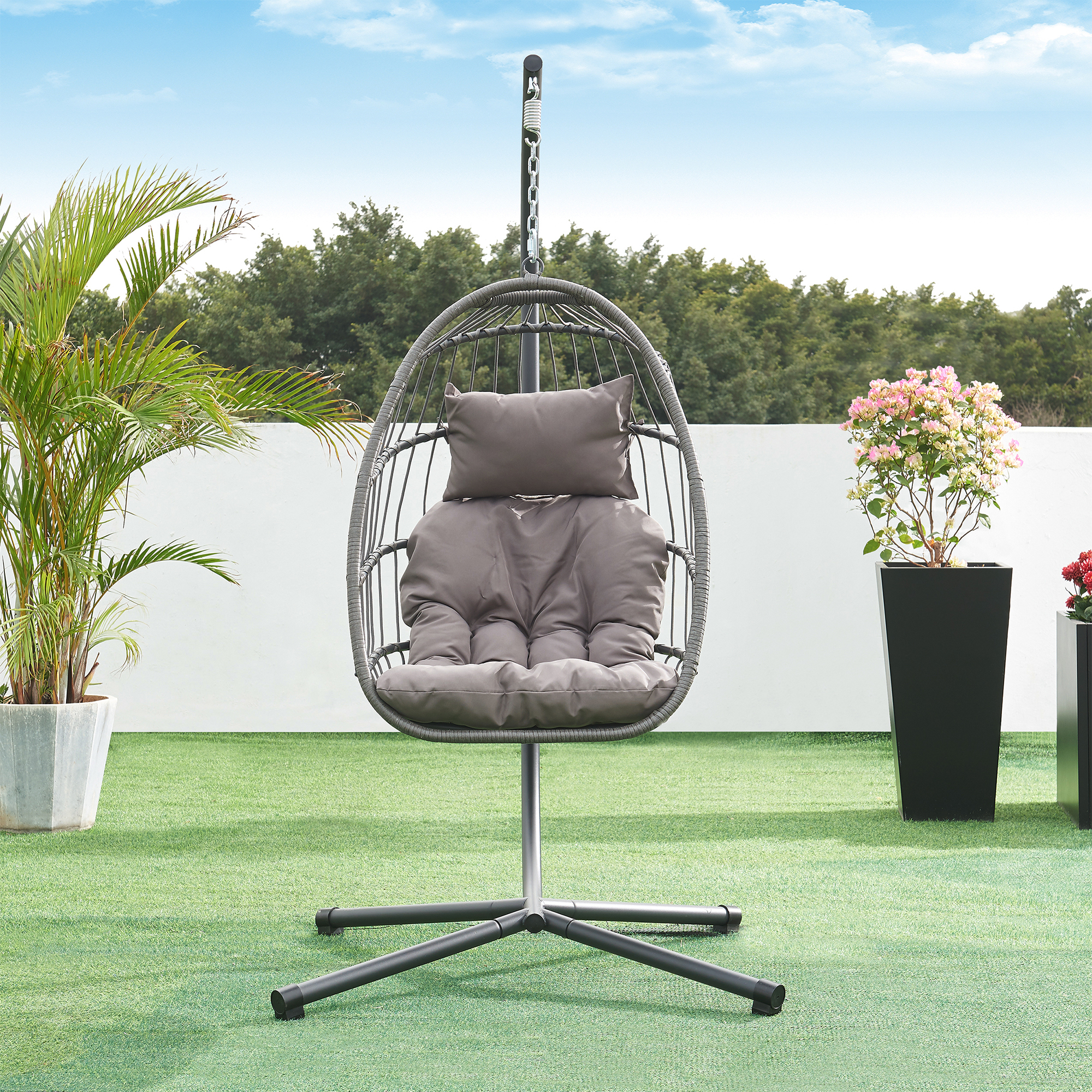 Fauteuil suspendu avec support Edeng | Je commande ! | home24