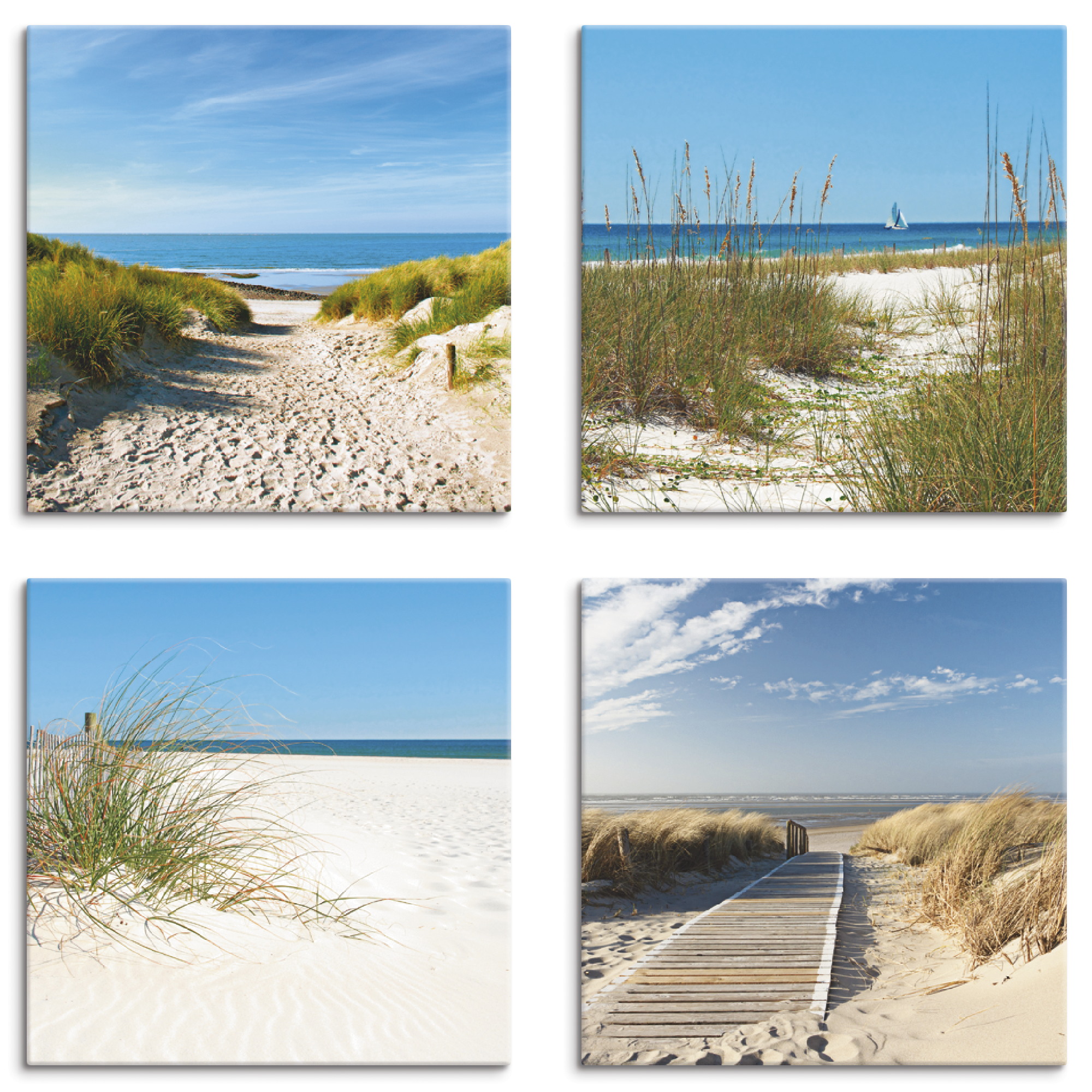 Leinwandbilder Set Strand kaufen | home24
