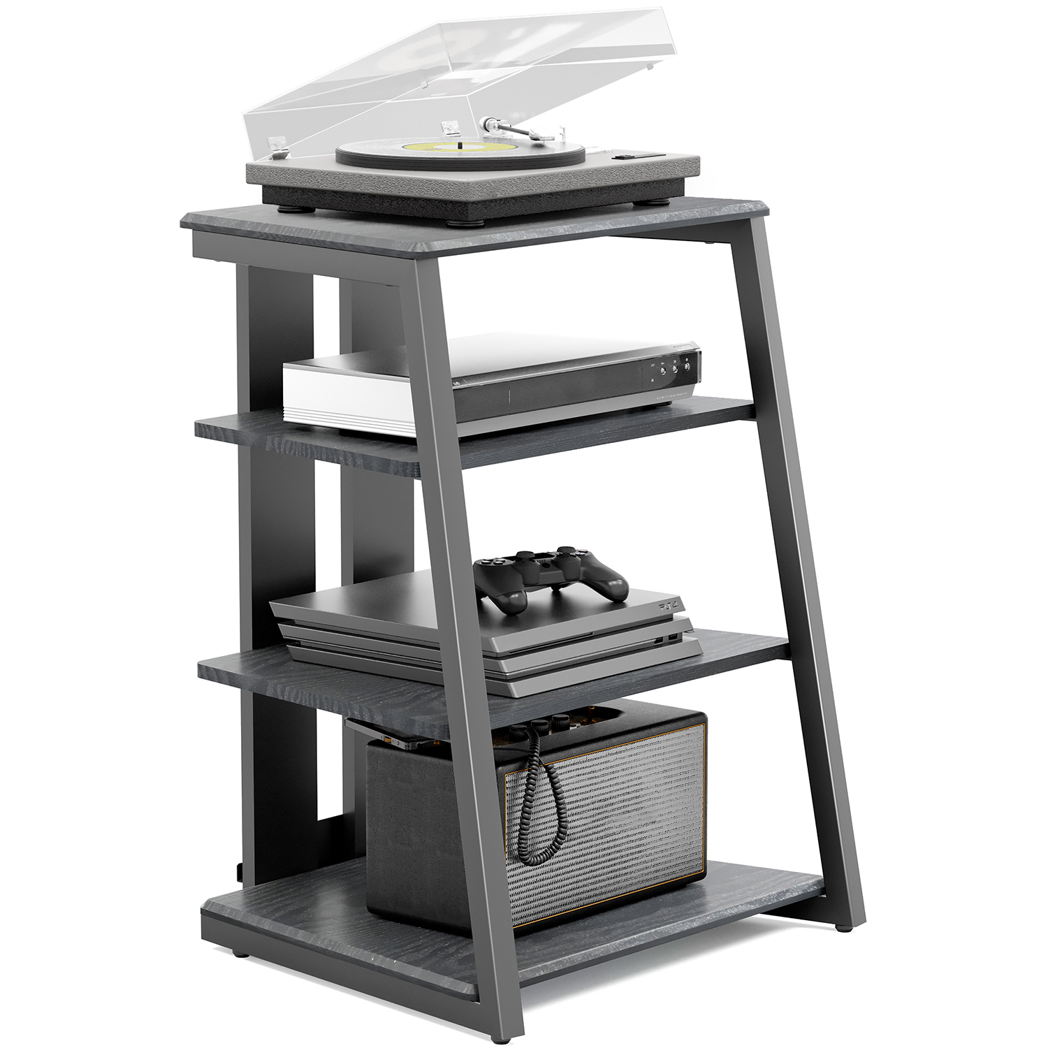 TV Rack HiFi Rack aus Holz Metall kaufen | home24