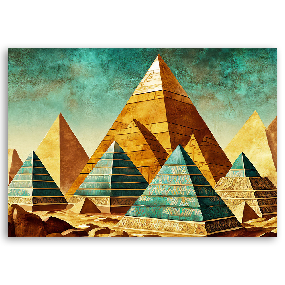 Wandbild pyramiden ägypten abstraktion kaufen | home24