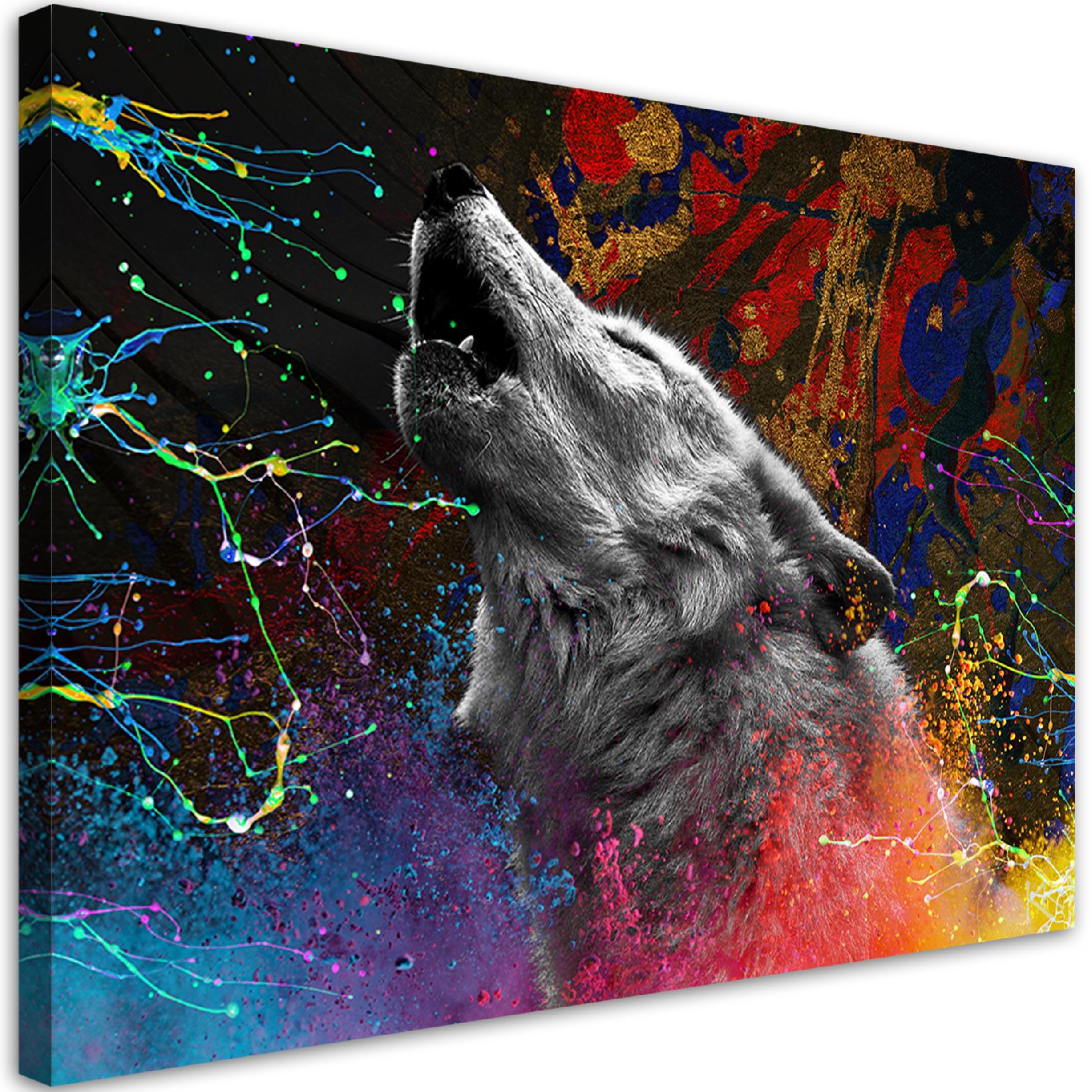 Wandbild wolf tier natur kaufen | home24