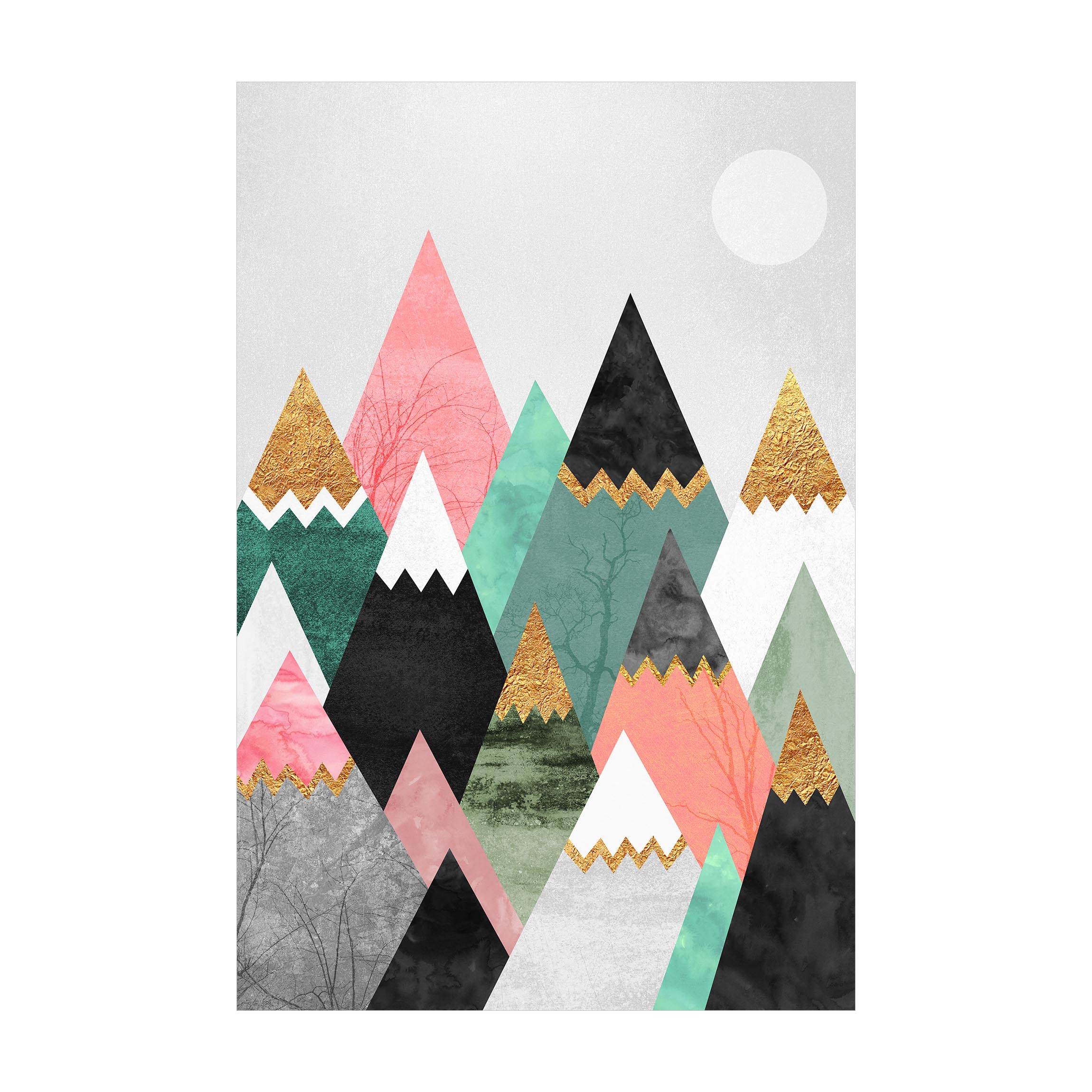 Dreieckige Berge mit Goldspitzen kaufen | home24