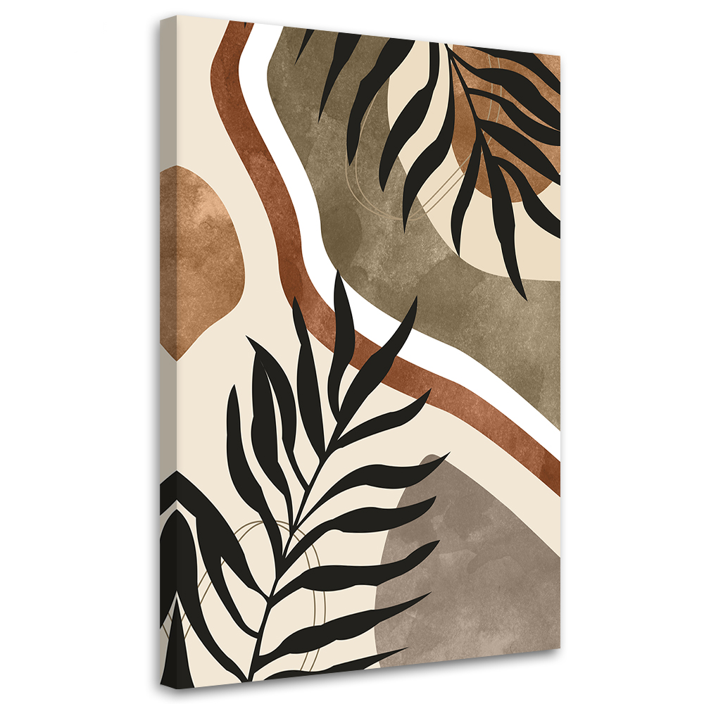 Wandbild boho-blätter und -zweige kaufen | home24