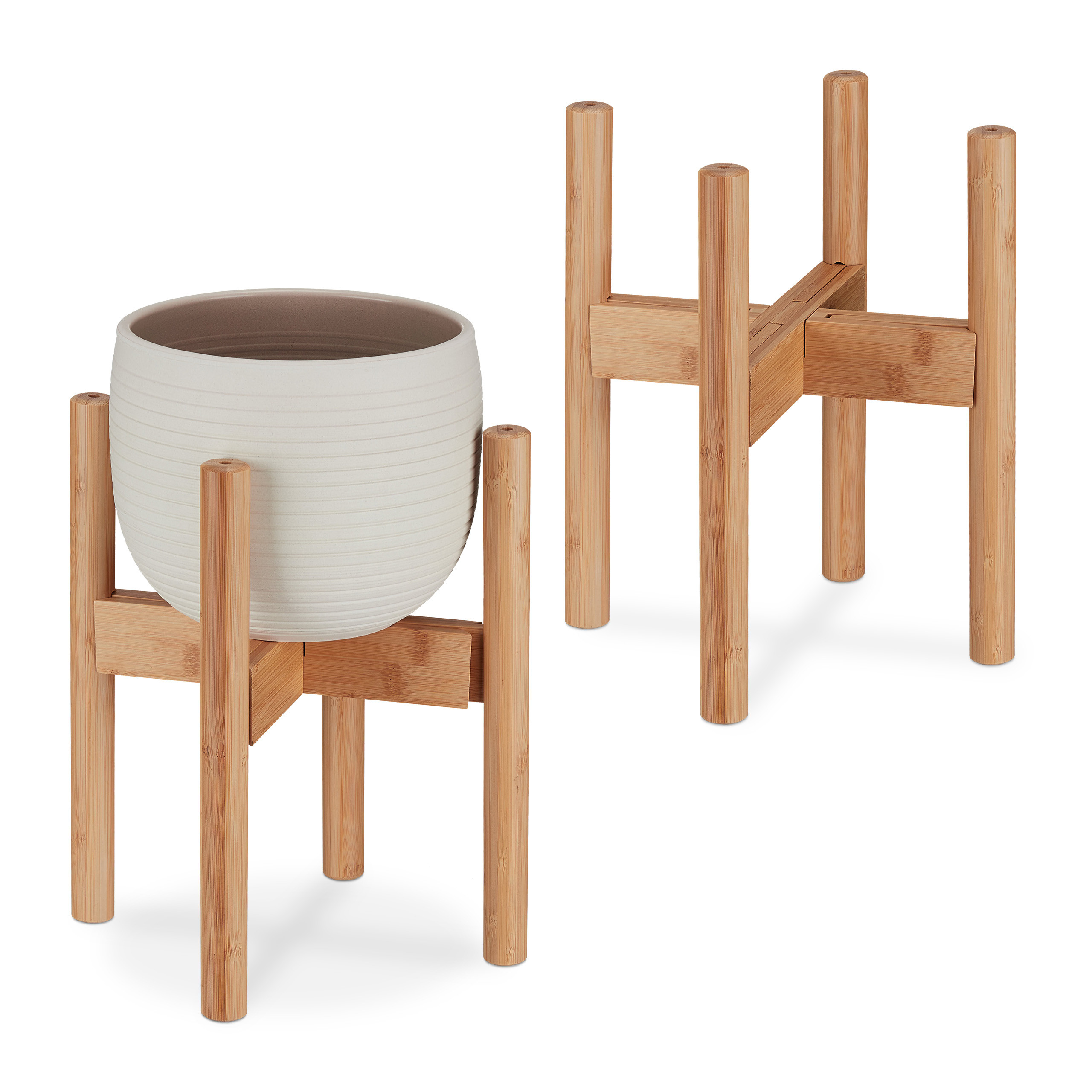 Supports pour plantes set de 2 naturel | Je commande ! | home24