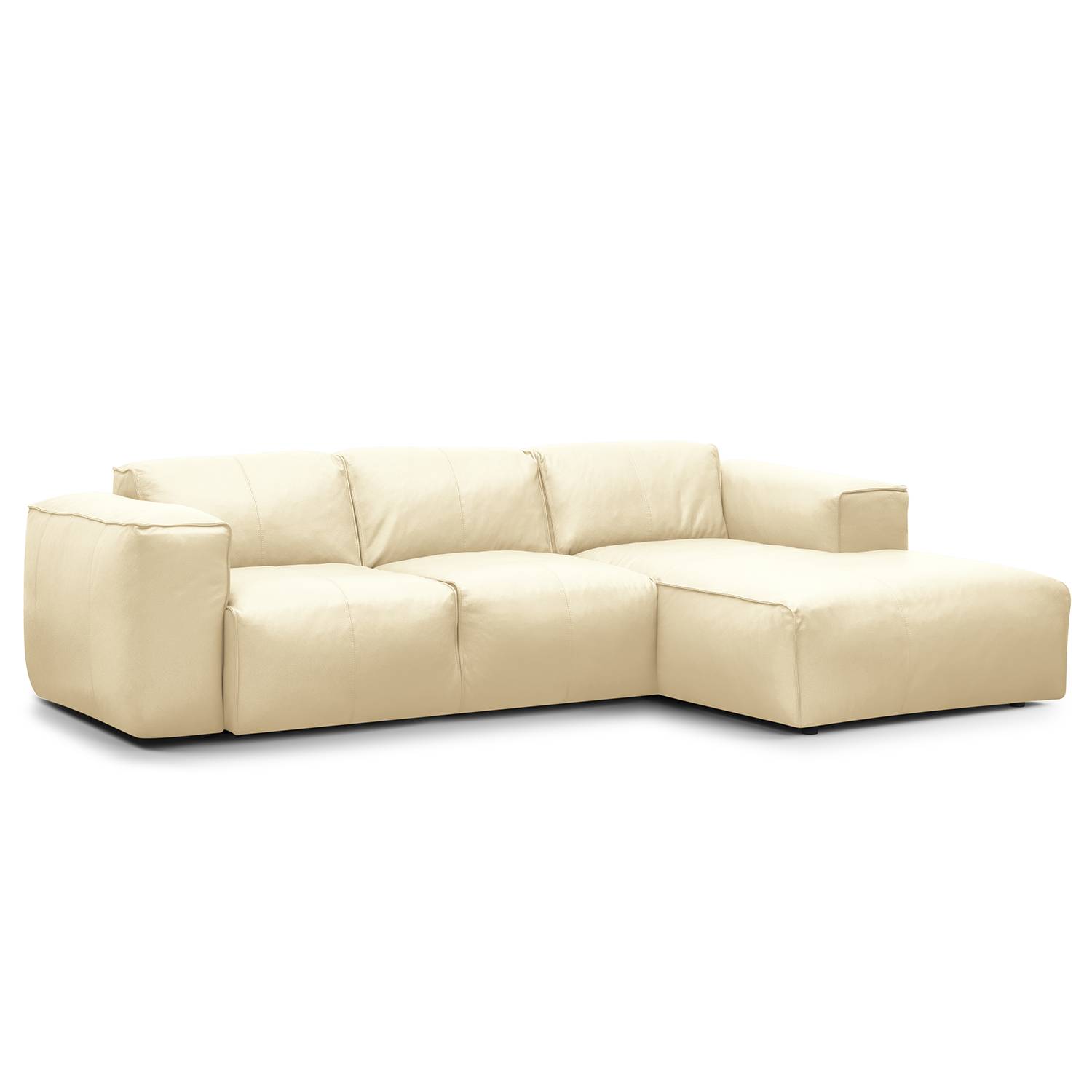 Witte leren banken voor een smetteloos interieur | home24