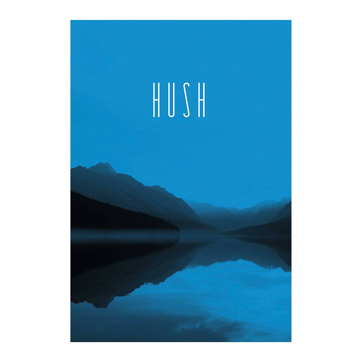 Wandbild Word Lake Hush kaufen | home24