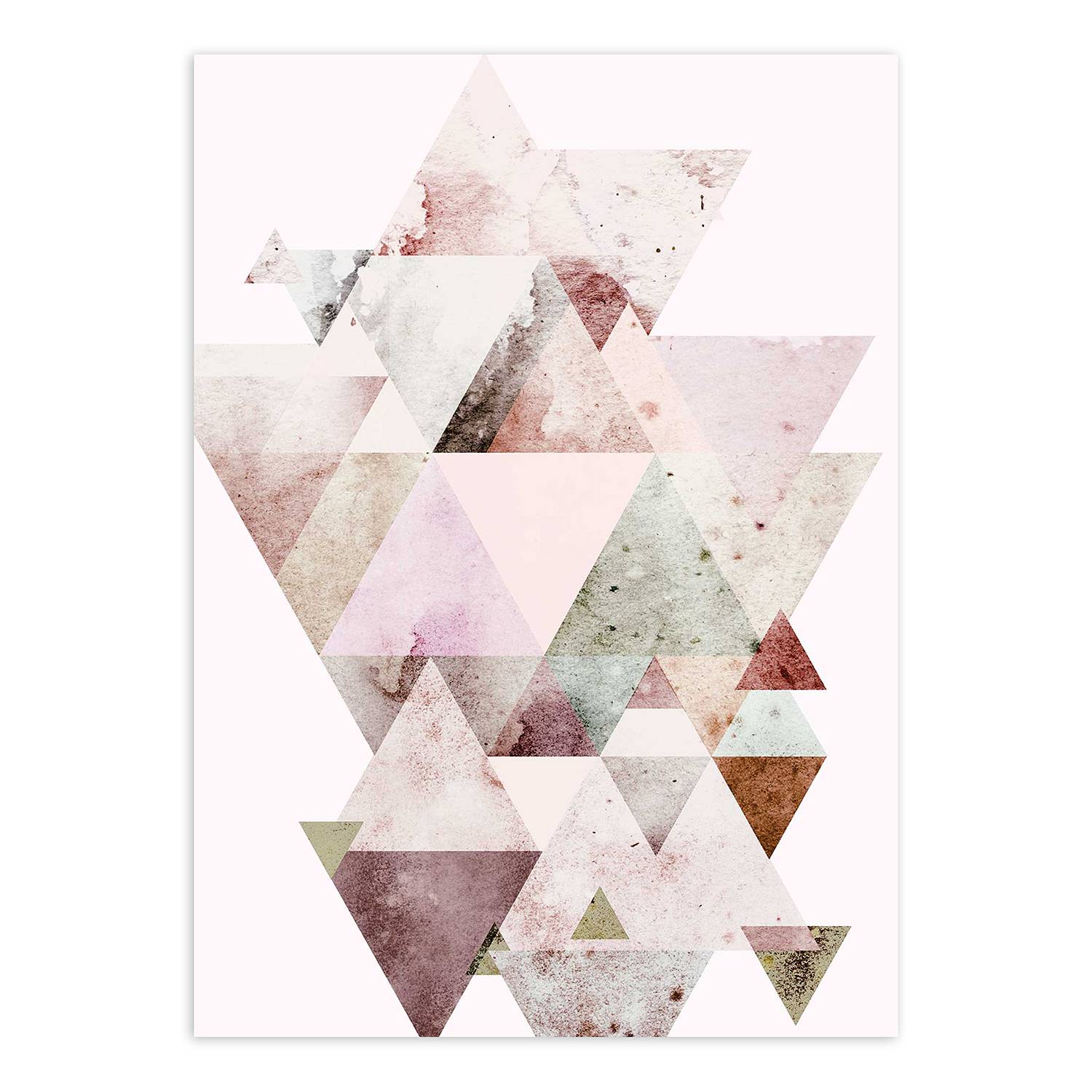 Tableau déco Triangles Red | Je commande ! | home24