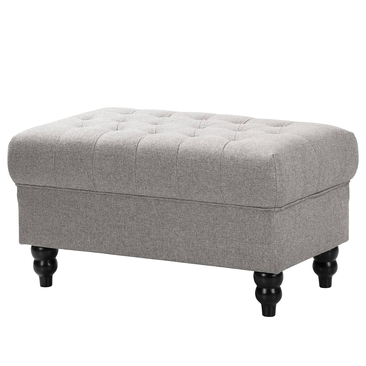 Graue Polsterhocker jetzt online bestellen | home24