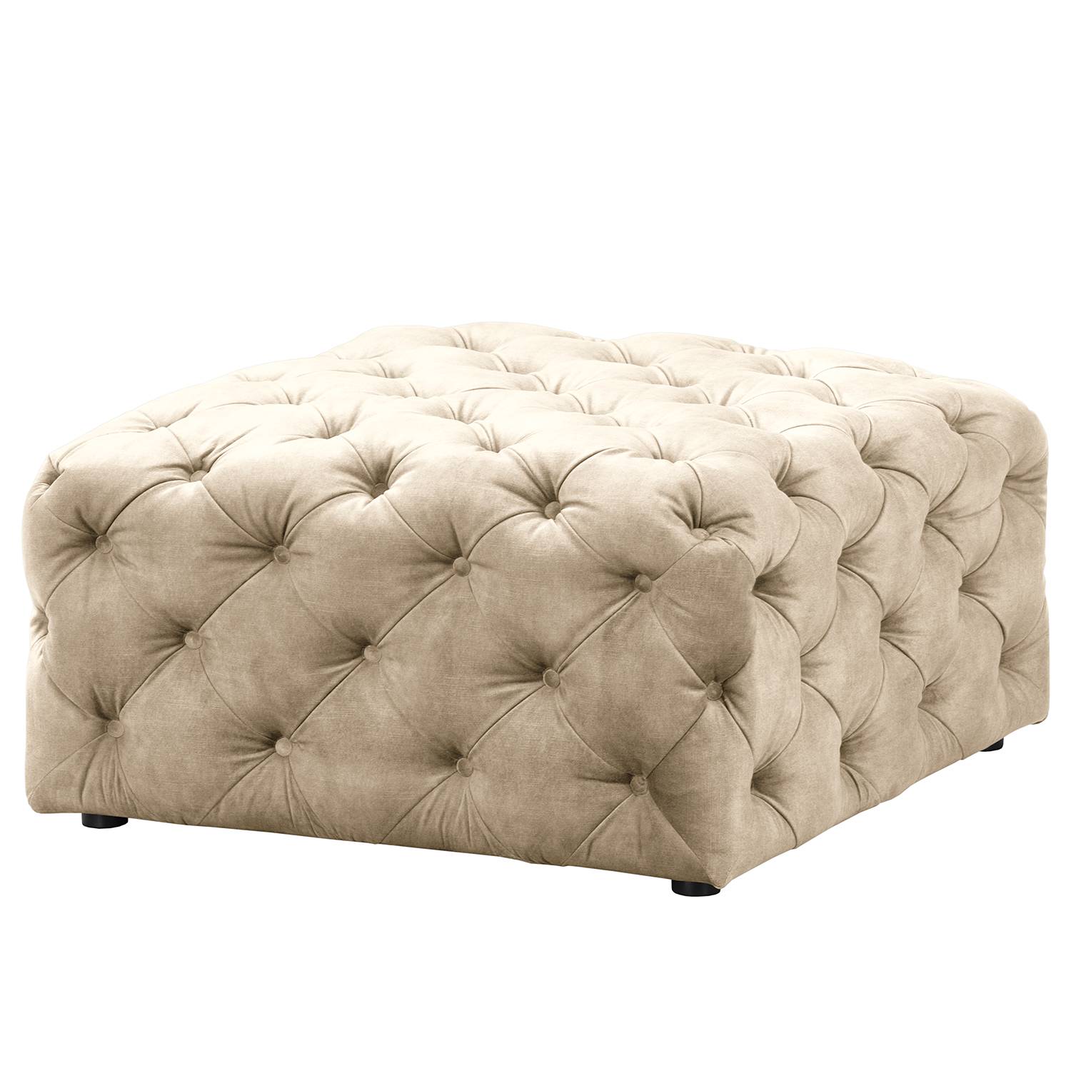 Gestoffeerde hocker Merlin kopen | home24