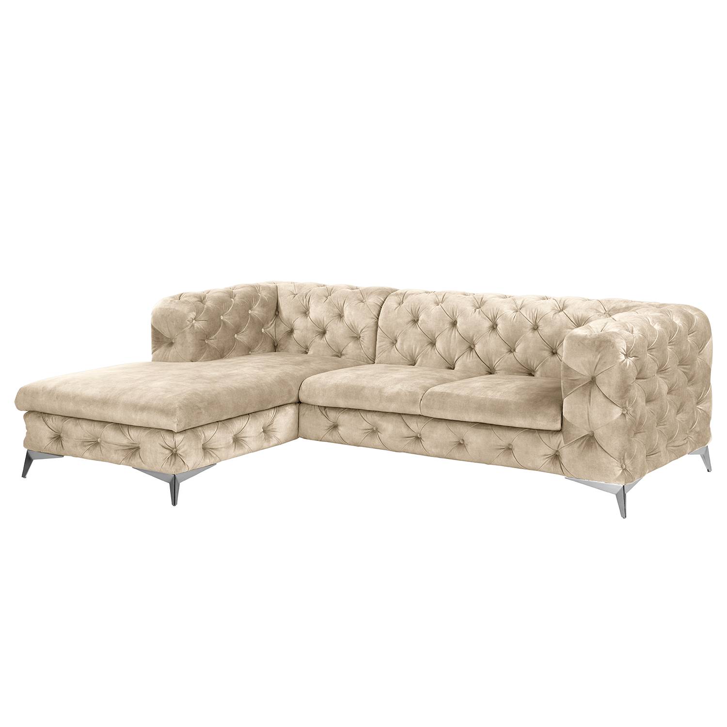 Samt-Ecksofas & Eckcouches in Samt online bestellen | home24