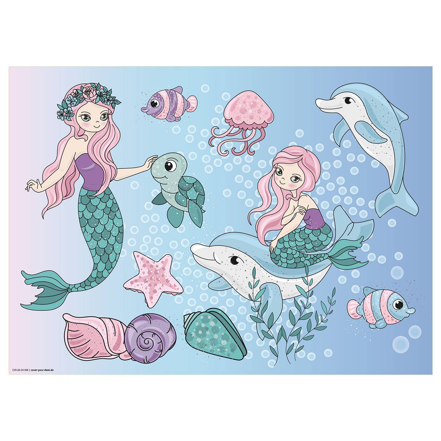 Sets de table Sirène (lot de 1) | Je commande ! | home24