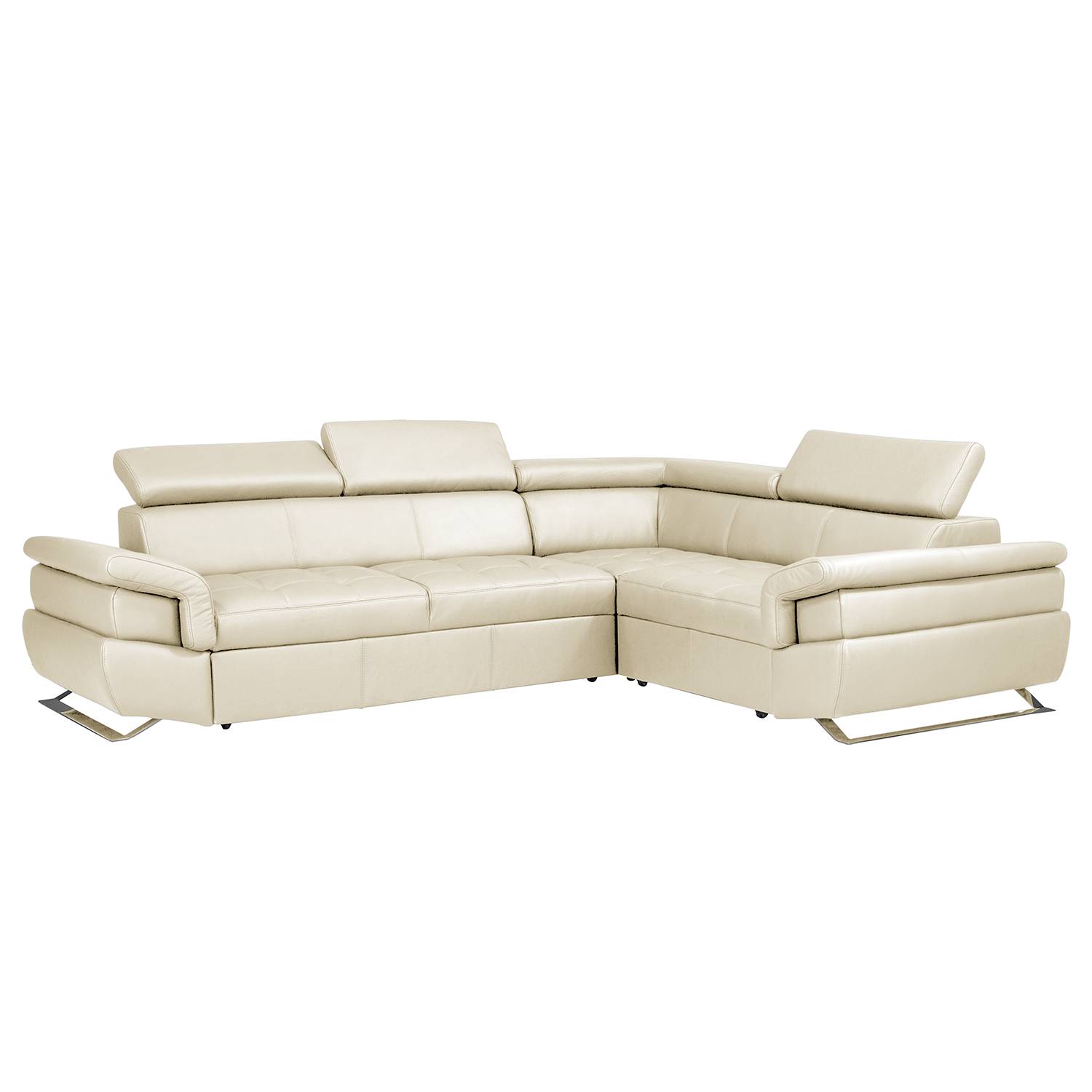 Witte leren banken voor een smetteloos interieur | home24