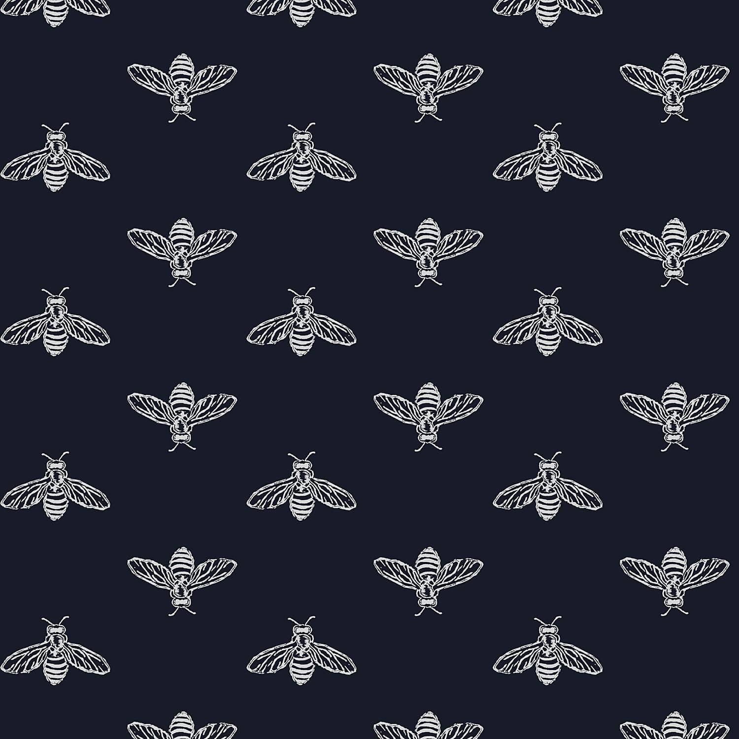 Vliestapete Block Print Bee kaufen | home24