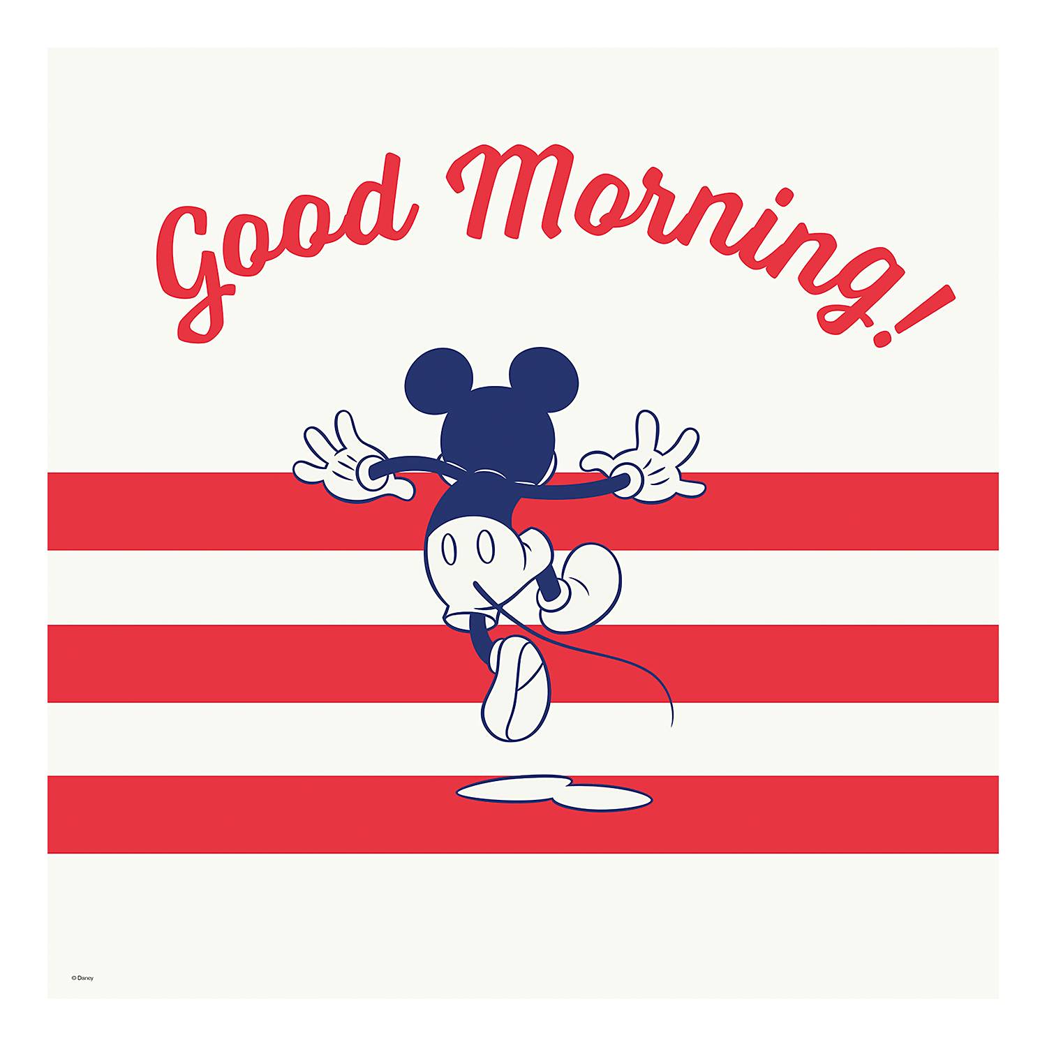 Impression sur toile Mickey Good Morning | Je commande ! | home24