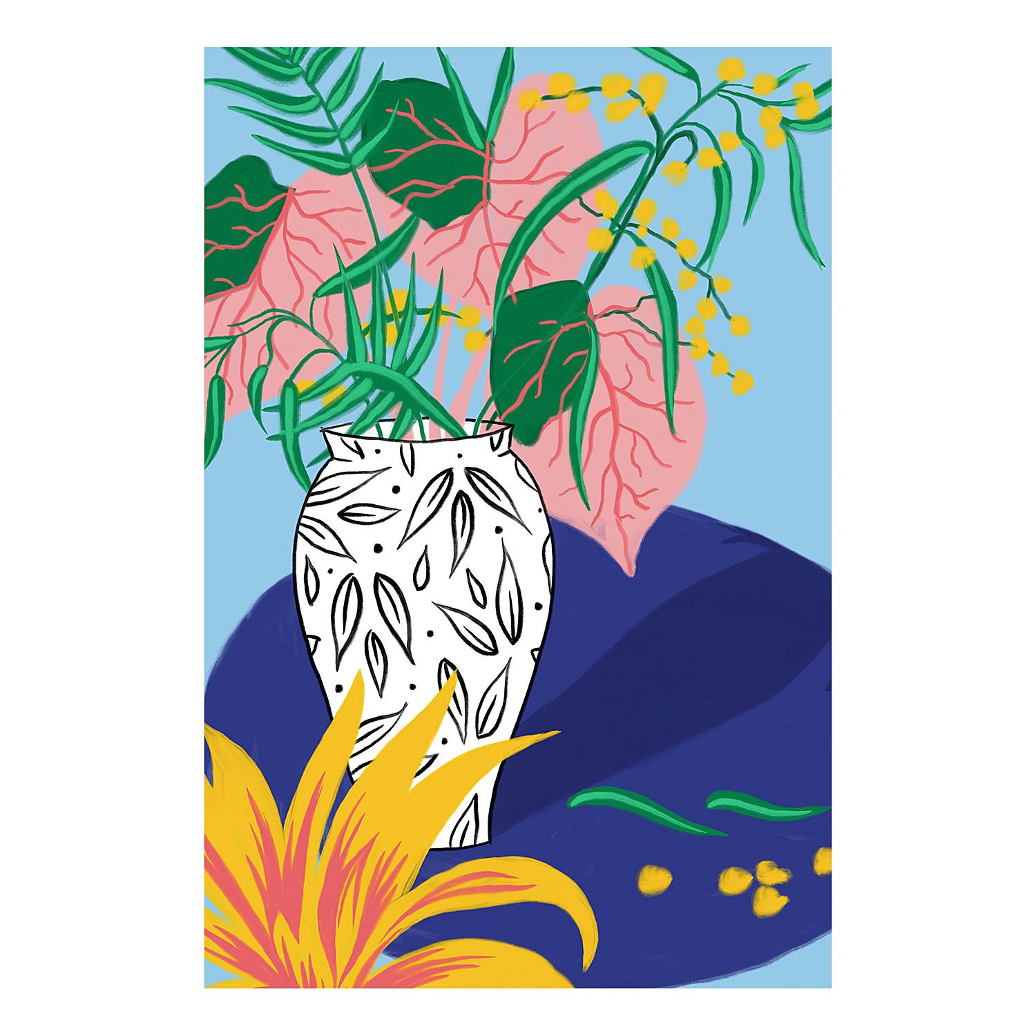 Impression sur toile Funky Vase | Je commande ! | home24