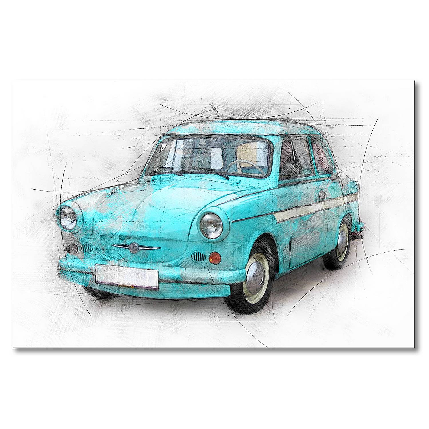 Leinwandbild Trabbi kaufen | home24