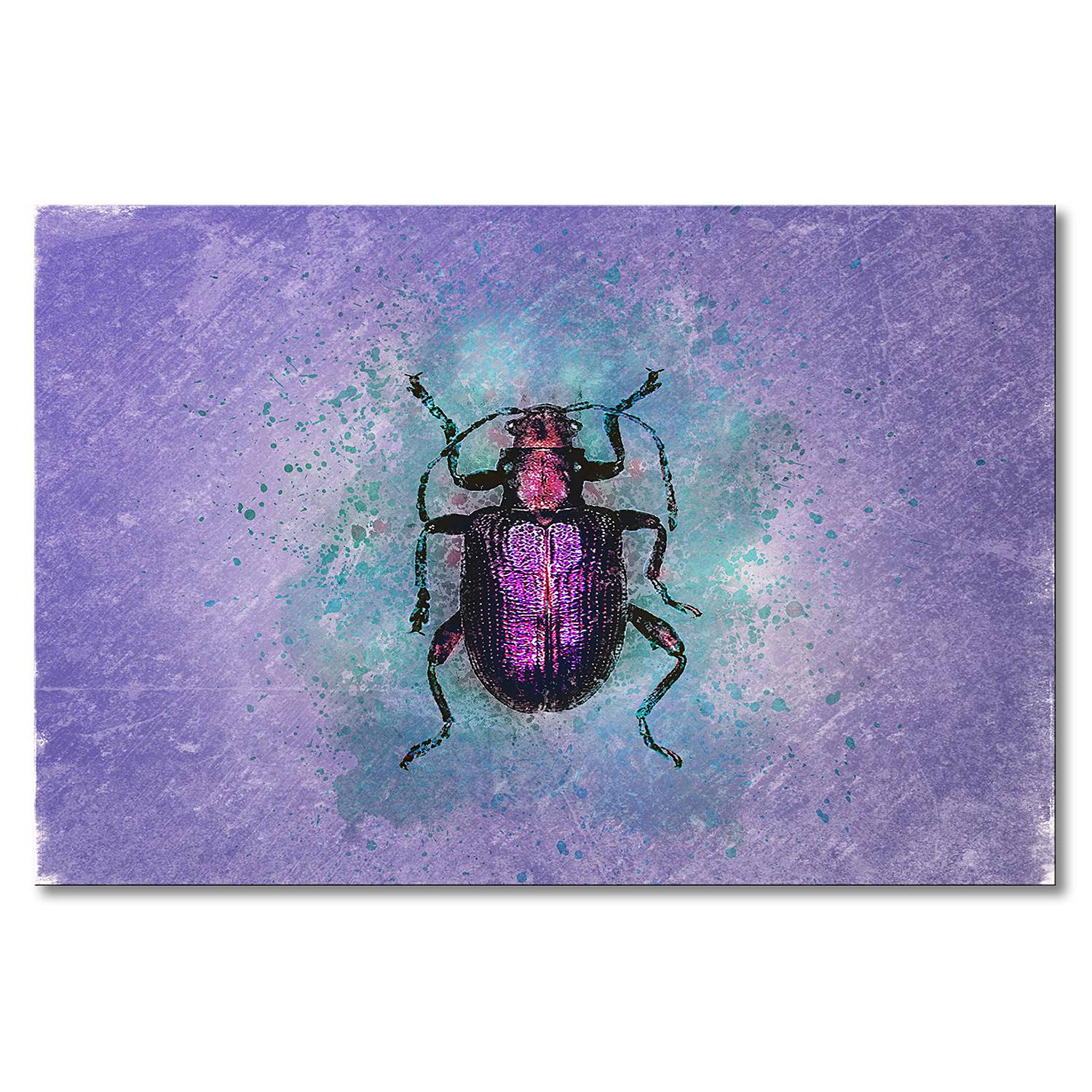 Impression sur toile Purple Friend | Je commande ! | home24