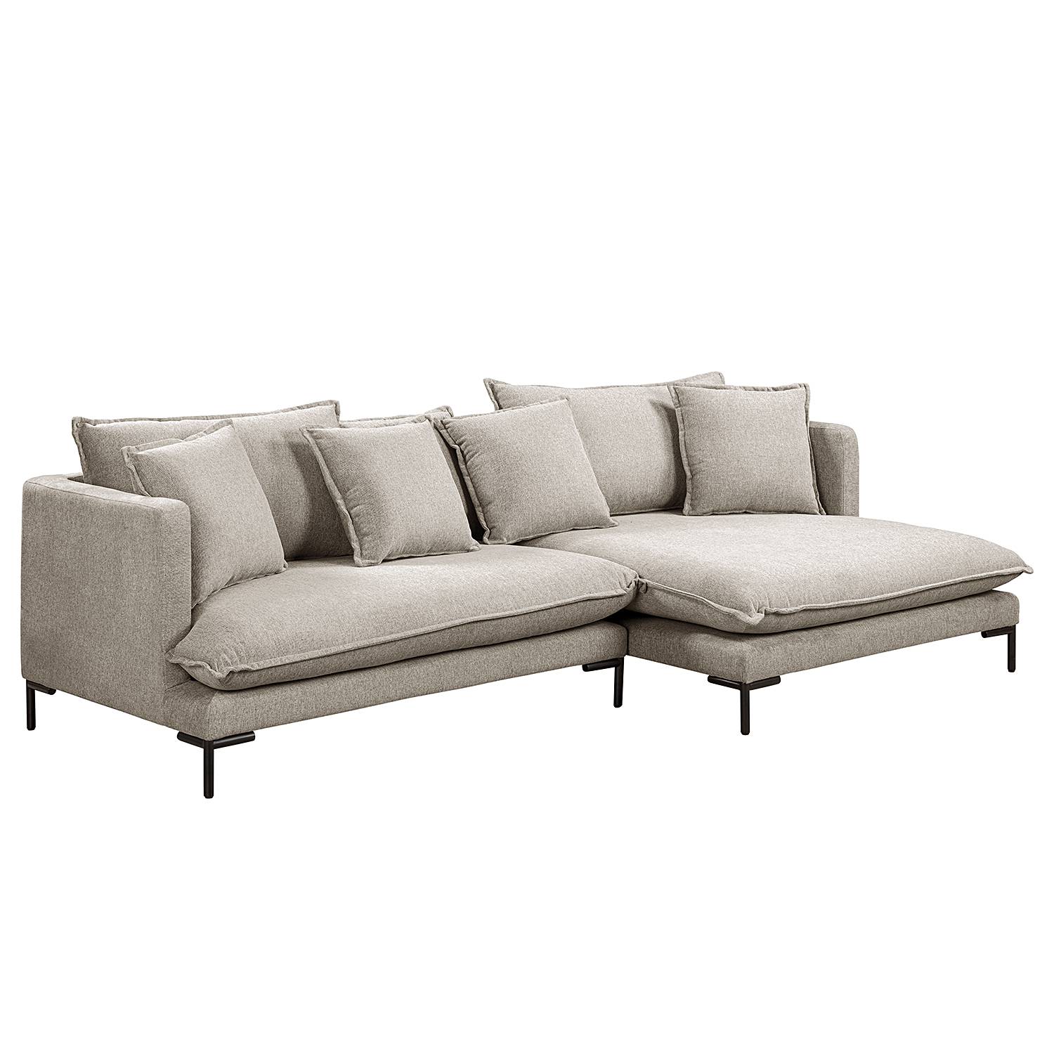 Canapé d’angle JOMYRA avec méridienne | Je commande ! | home24