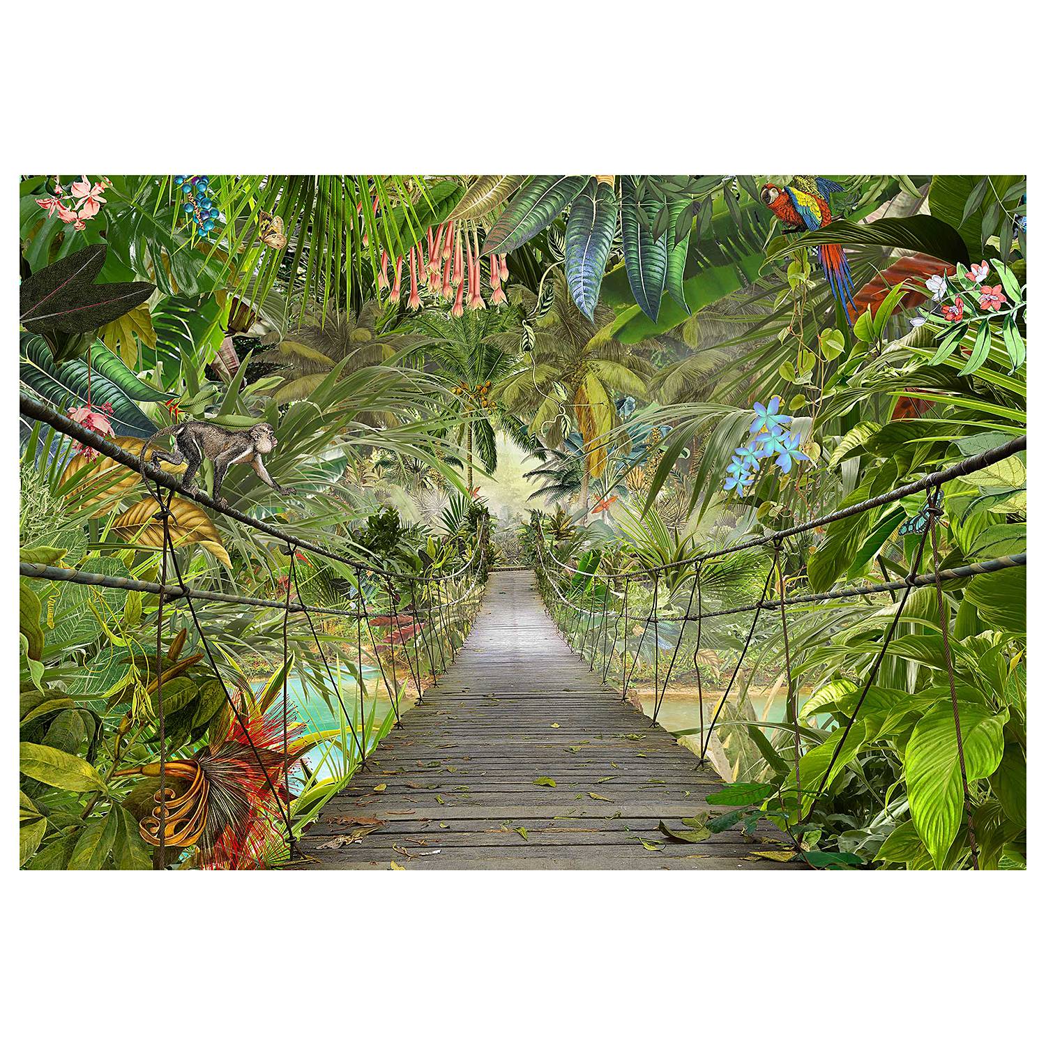 Carta da parati Wild Bridge – Acquista online | home24
