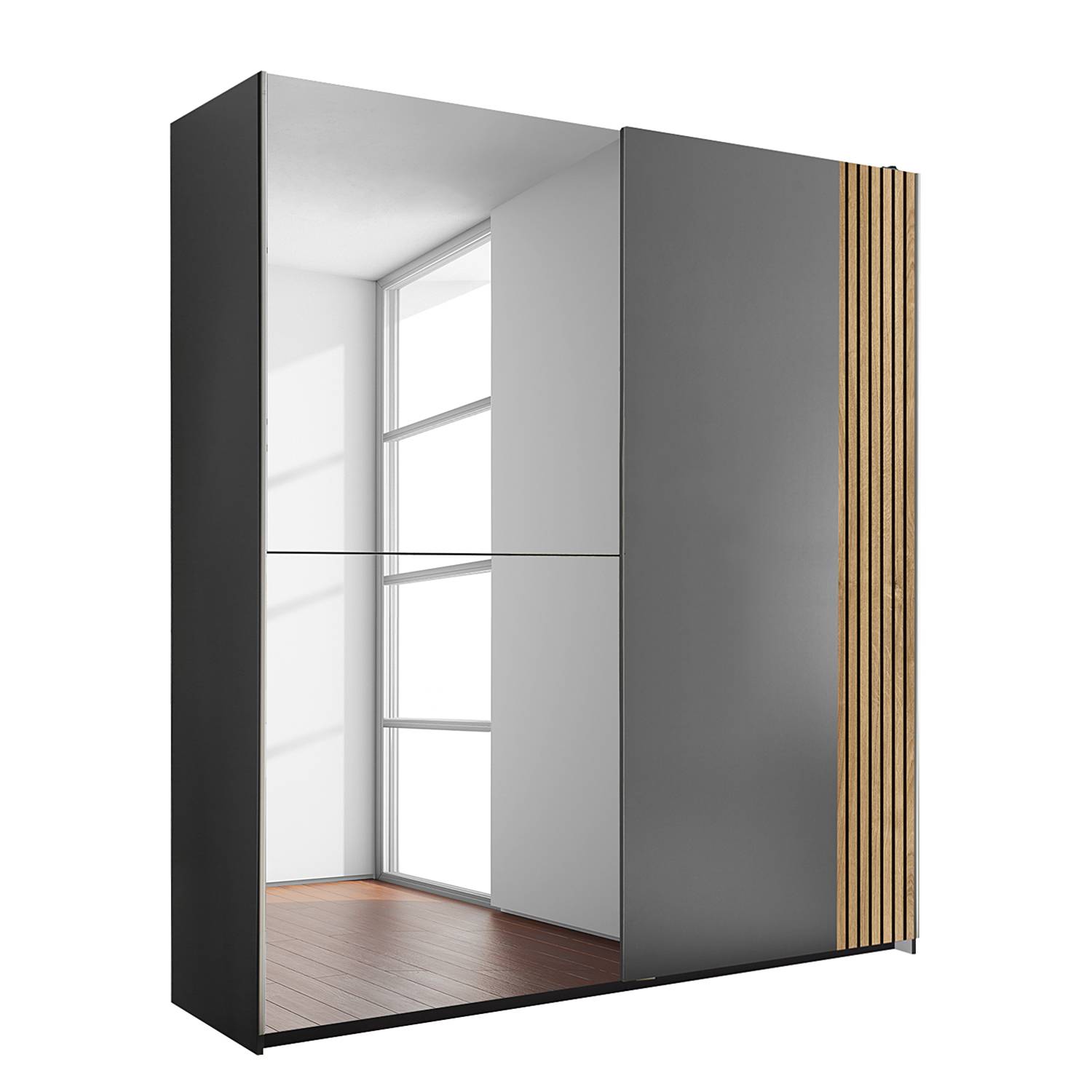 Schwebetürenschrank Tyran mit Spiegel kaufen | home24