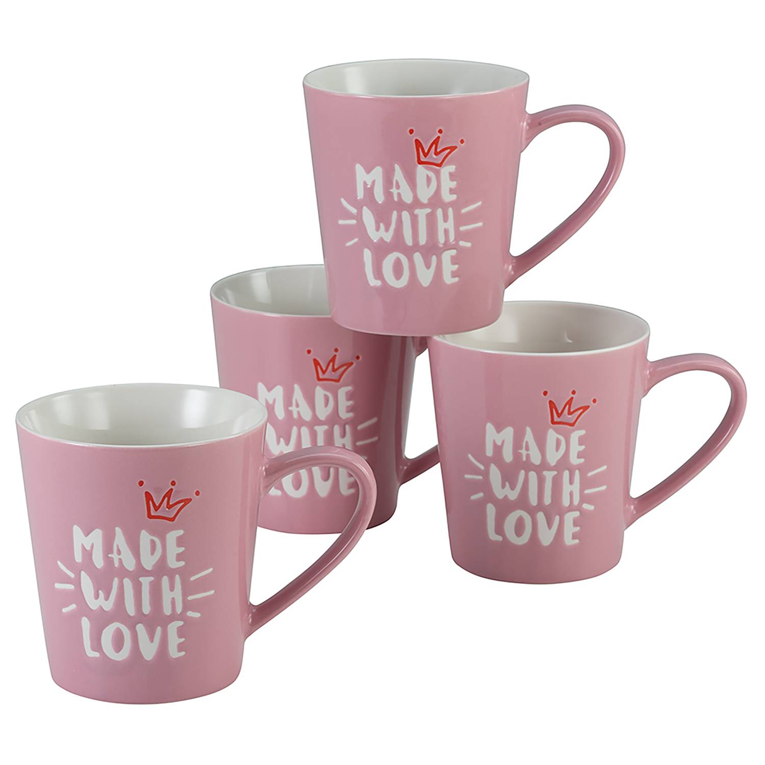 Tasses à café Made with Love - Lot de 6 | Je commande ! | home24