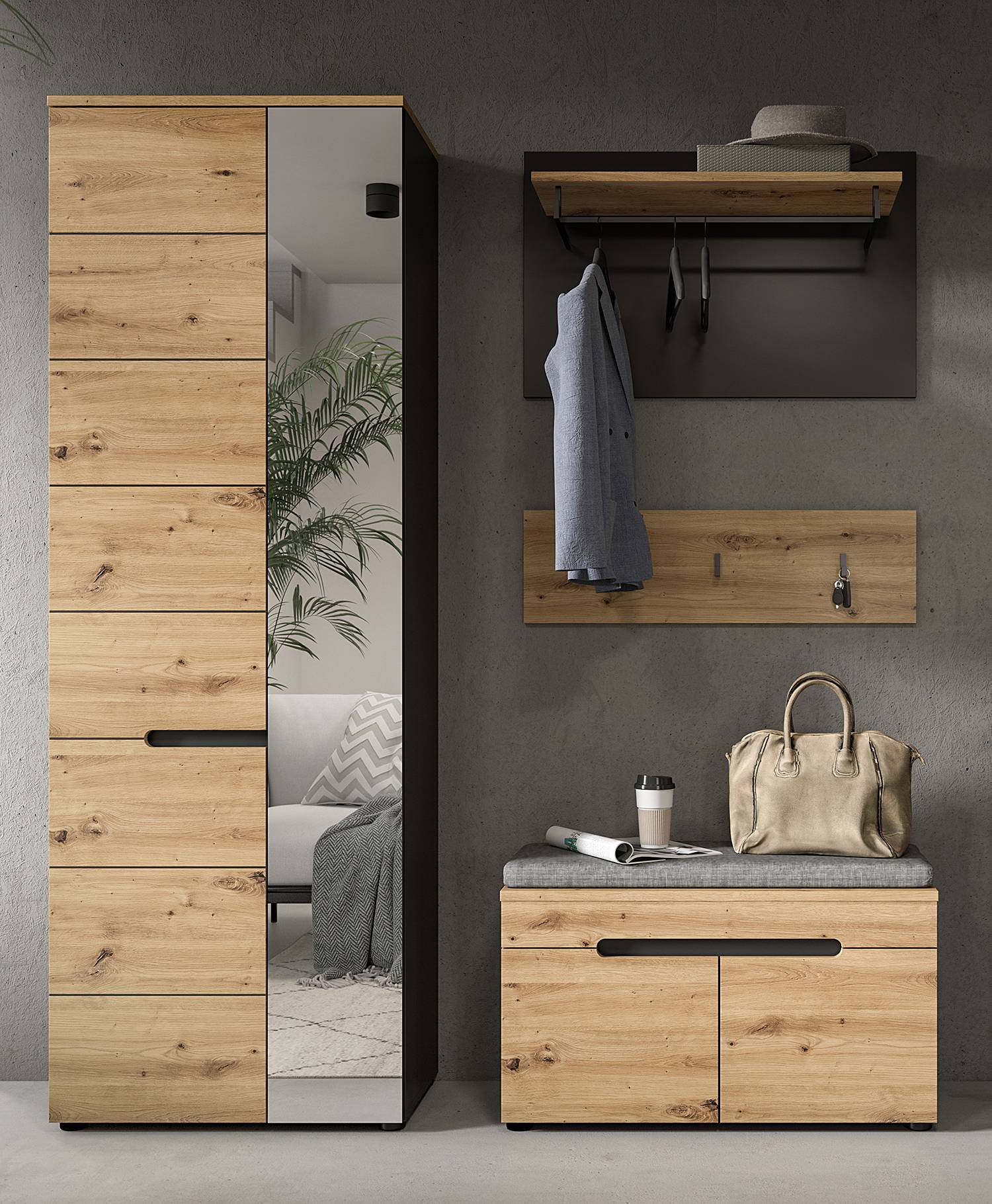 Garderobenset Gaipai 4-teilig kaufen | home24
