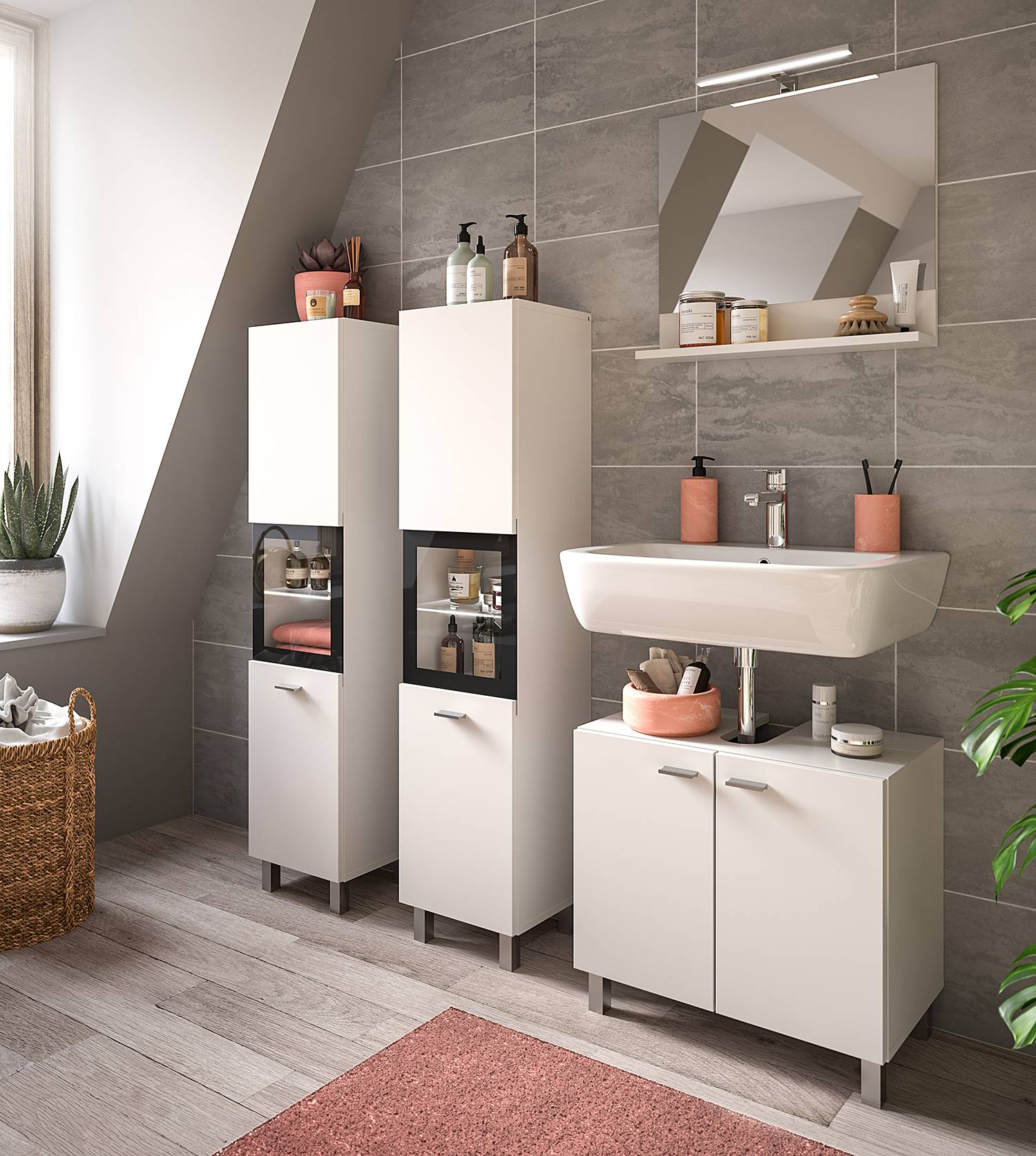 Ensemble salle de bains Bosor 4 pcs C | Je commande ! | home24