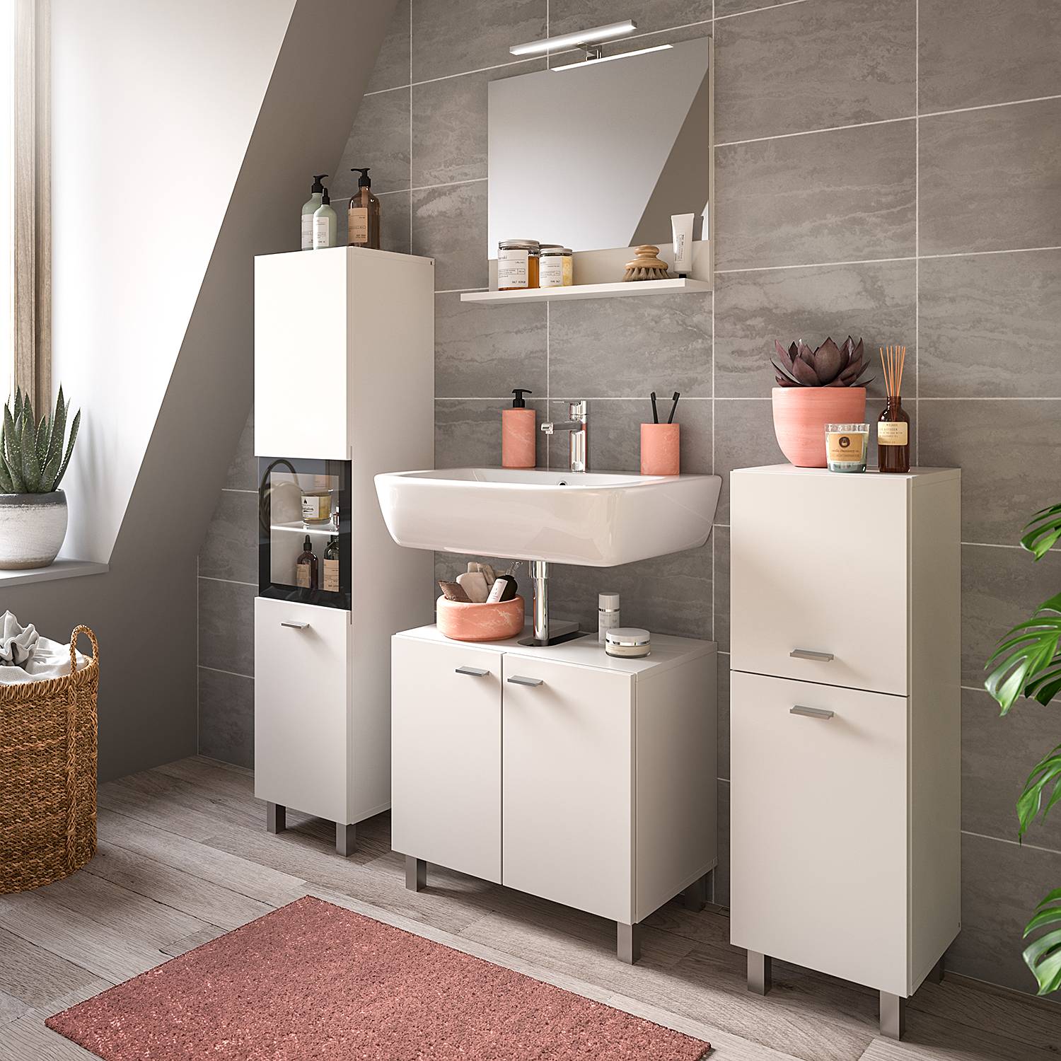 Ensemble salle de bains Bosor 4 pcs E | Je commande ! | home24