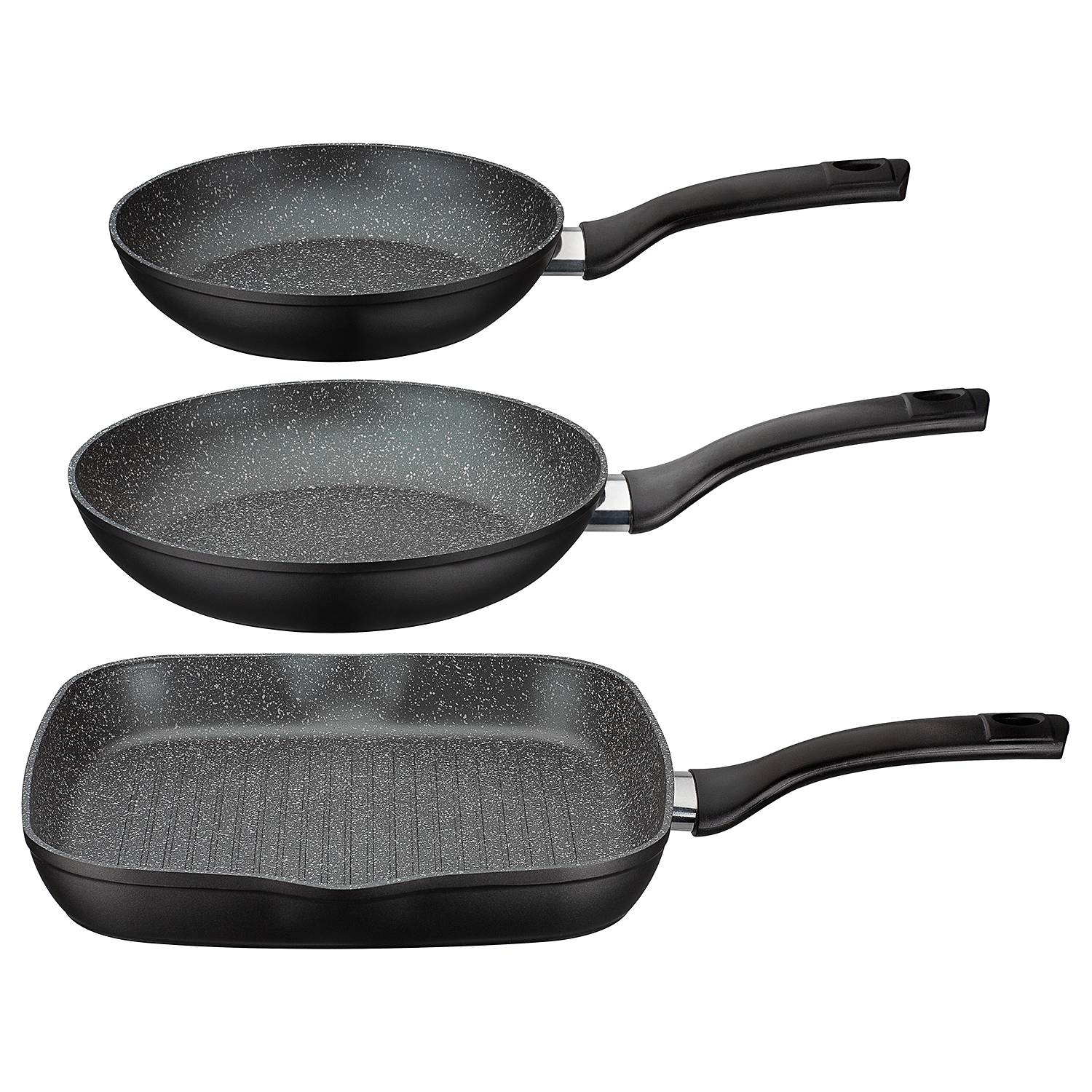 Set de poêles Gourmet Granit 3 pcs | Je commande ! | home24