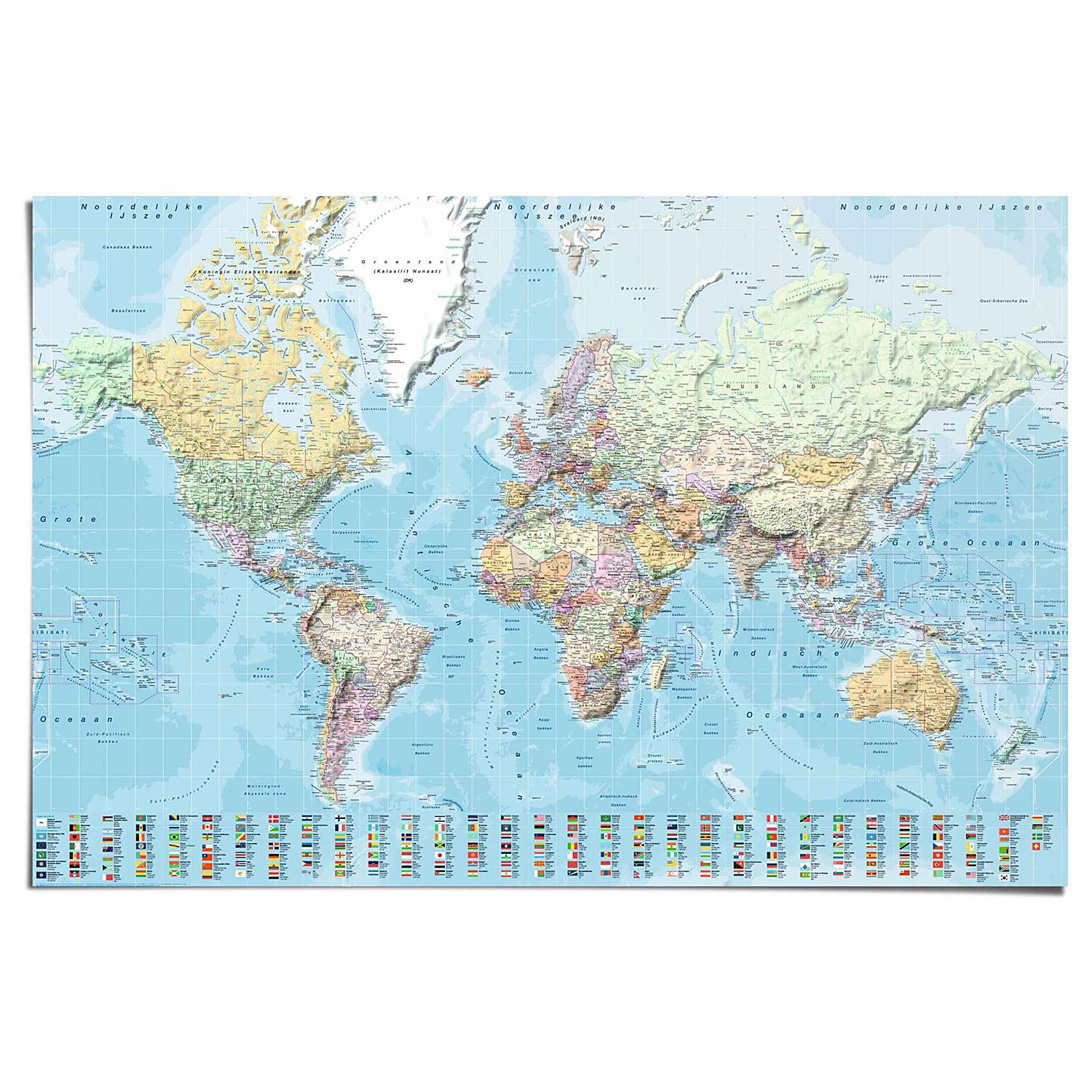 Poster Carte du monde | Je commande ! | home24