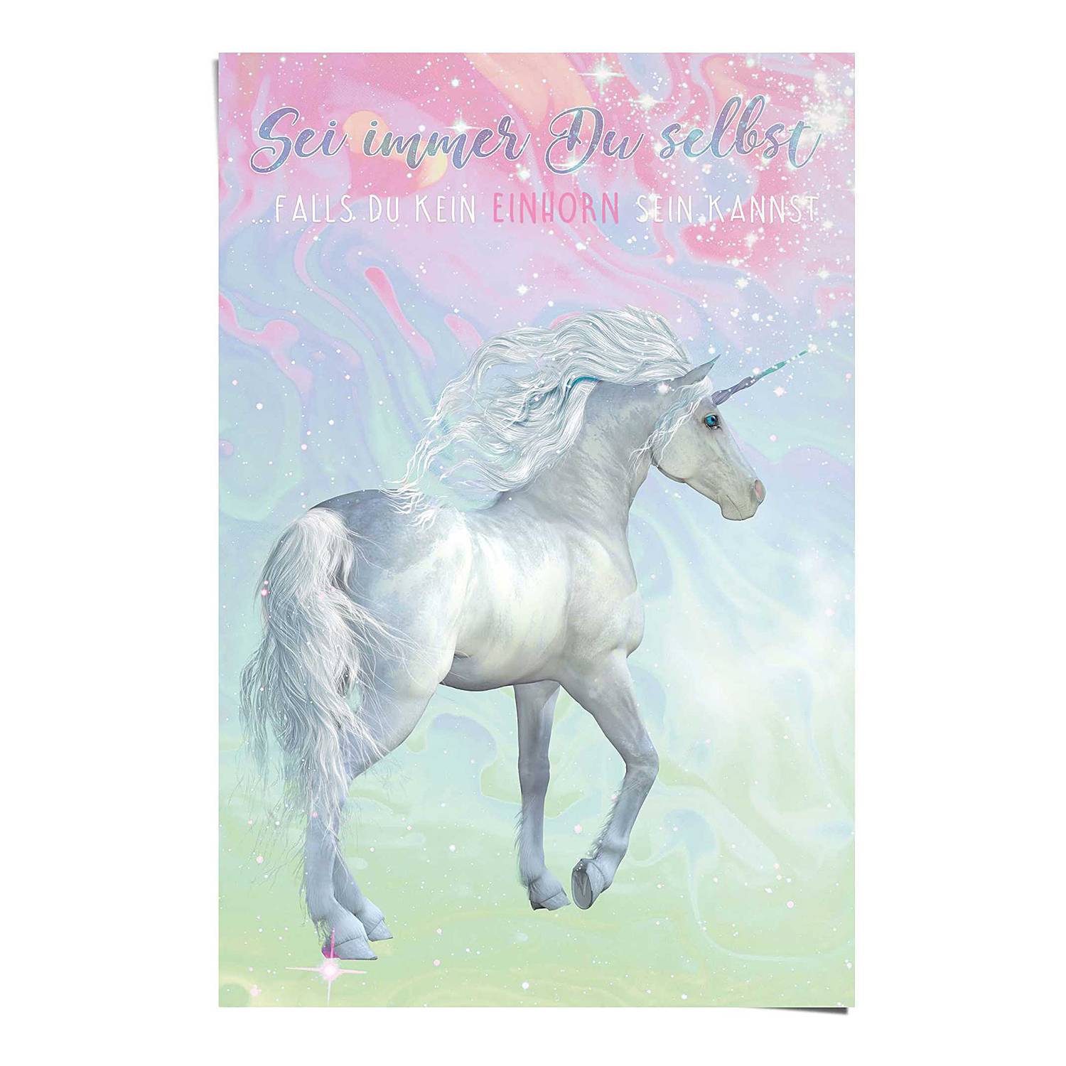 Poster Licorne | Je commande ! | home24