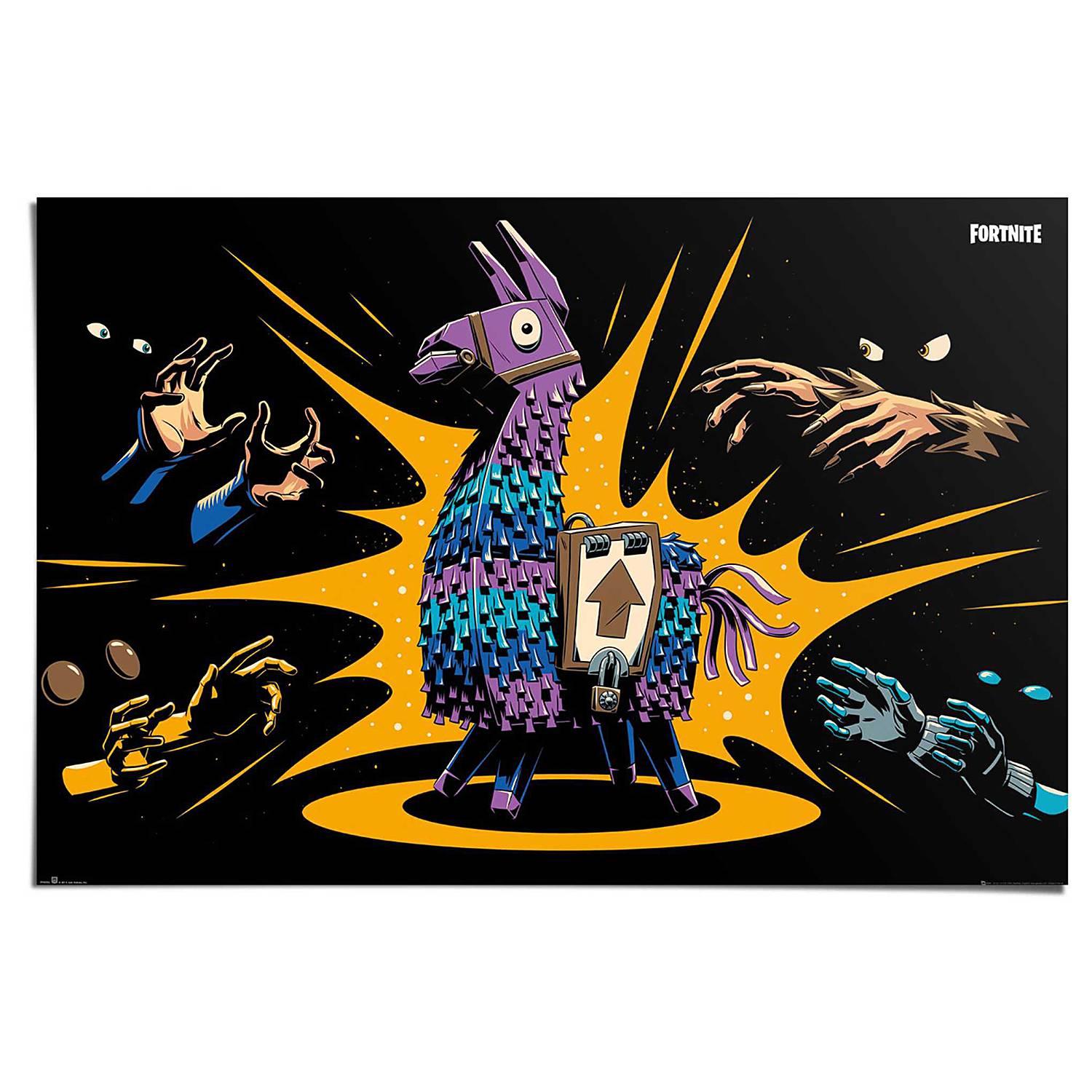Poster Fortnite Lama kopen | home24