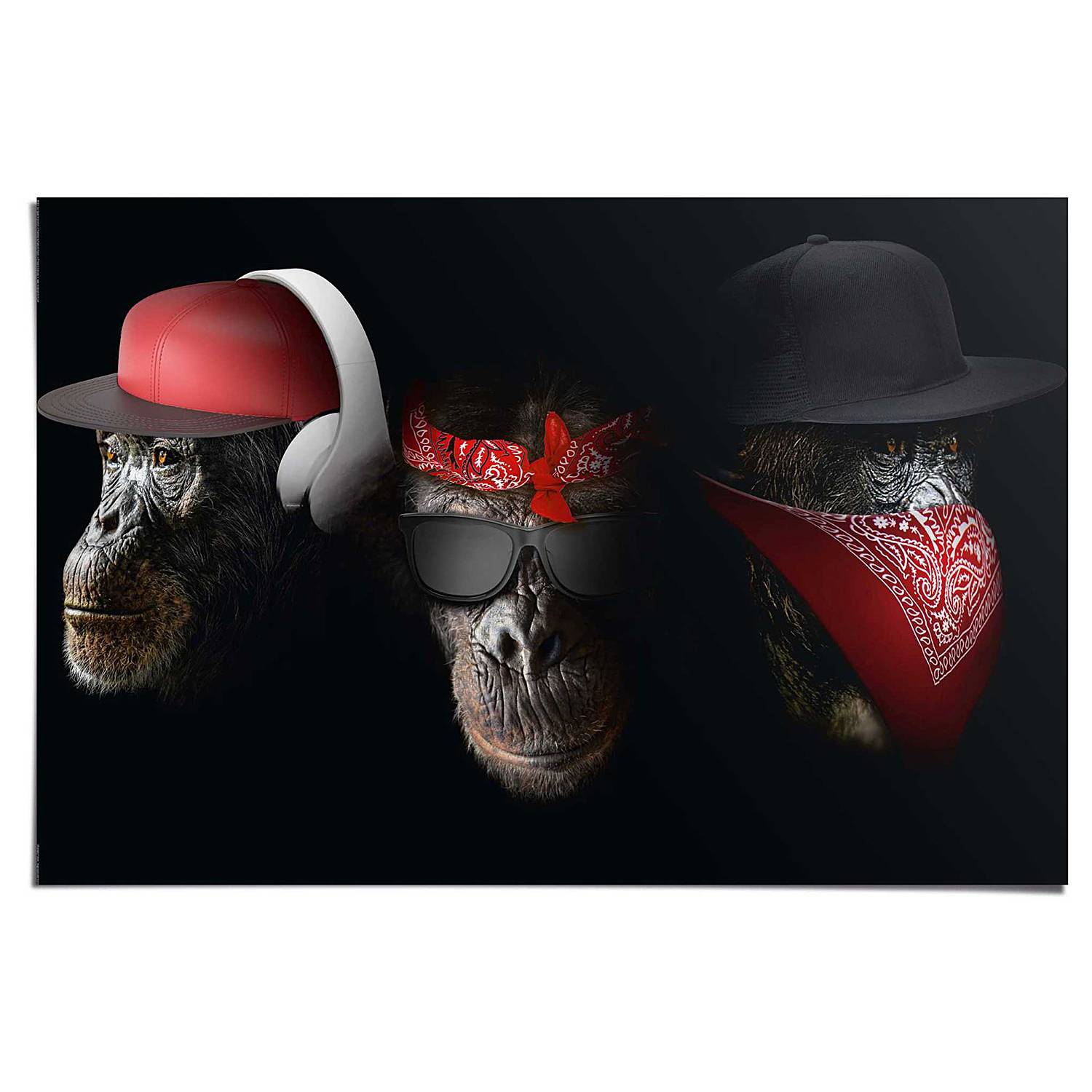 Poster Le tre scimmie – Acquista online | home24