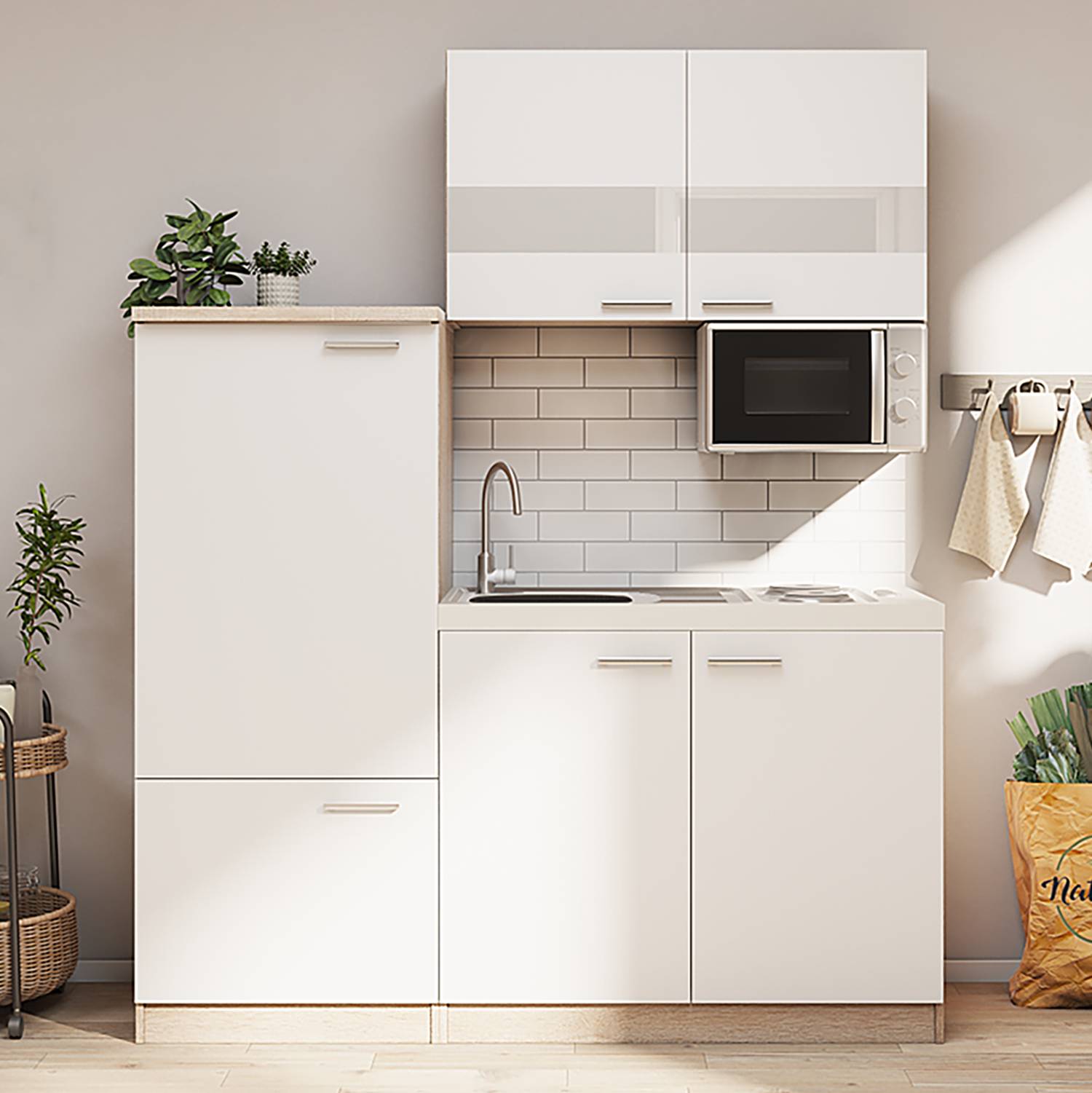 Mini keuken Luis IV met magnetron kopen | home24
