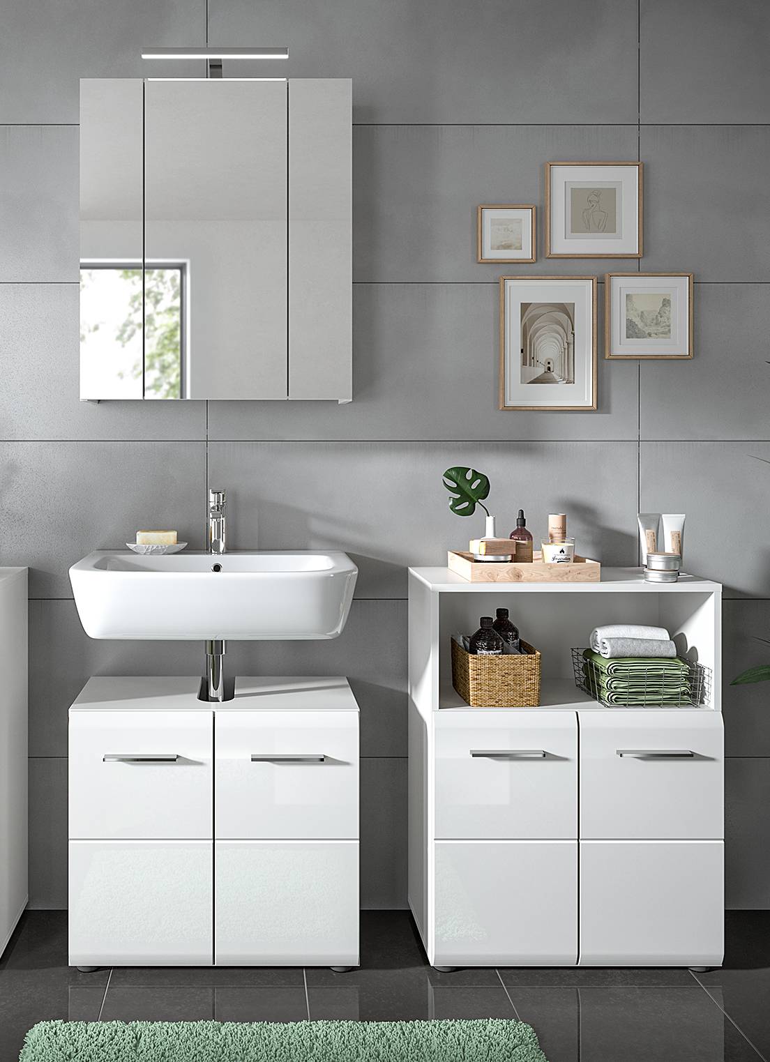 Badset Amethian 3-teilig Kombi F kaufen | home24