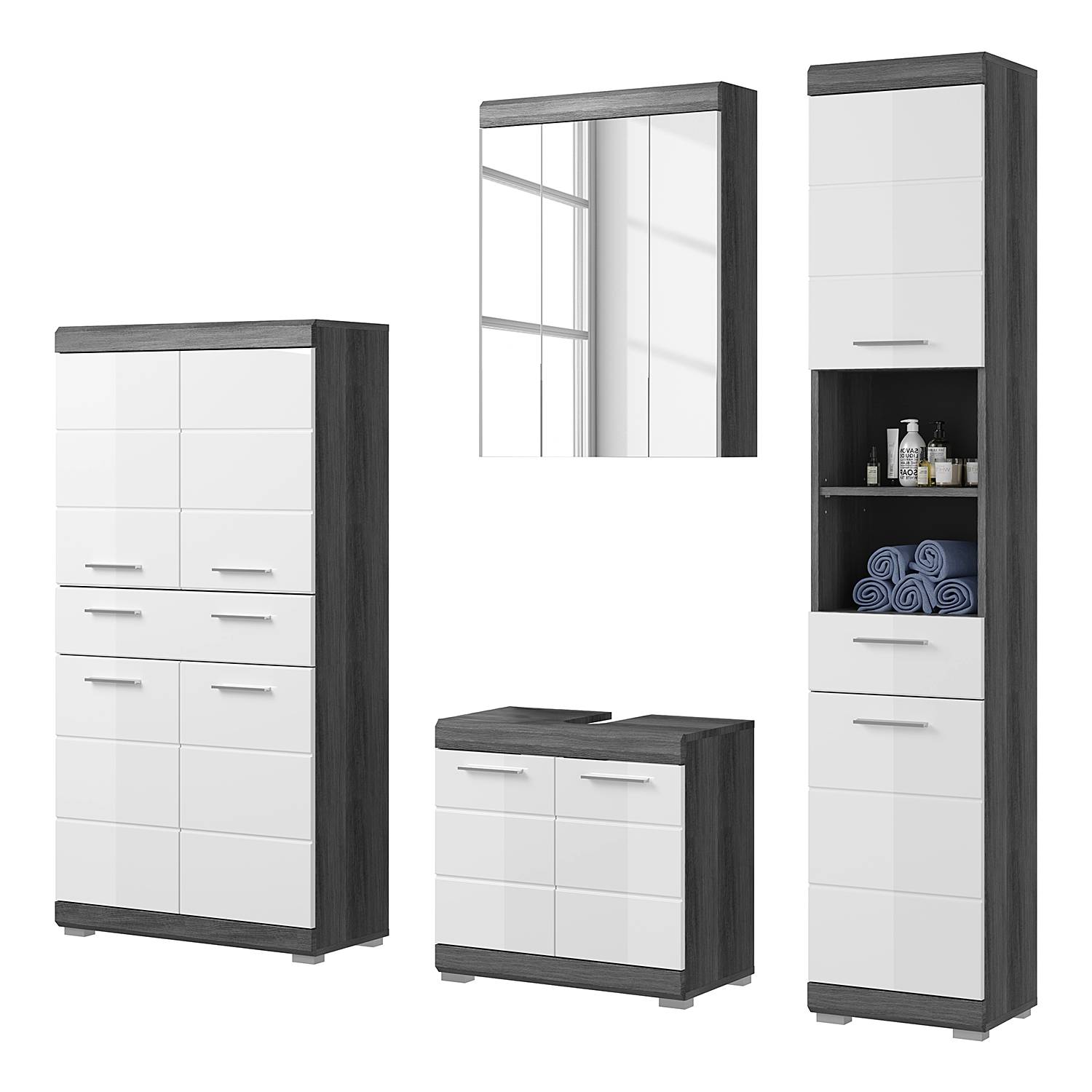 Badset Sarai 4-tlg Midischrank+SPS kaufen | home24