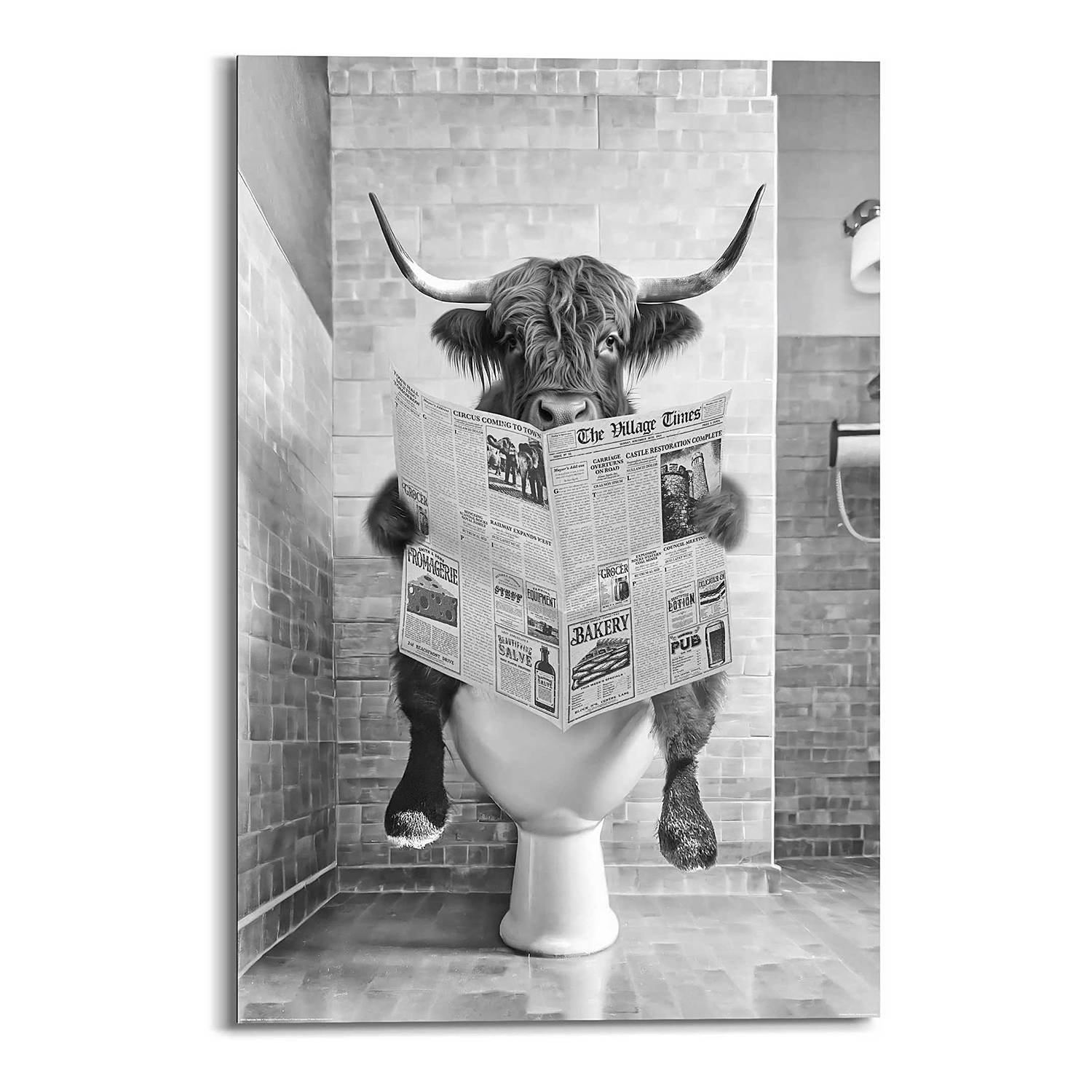 Wandbild Highlander Toilet kaufen | home24