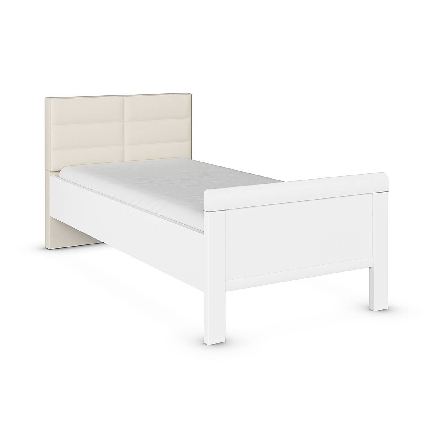 Lit Evelyn avec tête de lit capitonnée | Je commande ! | home24