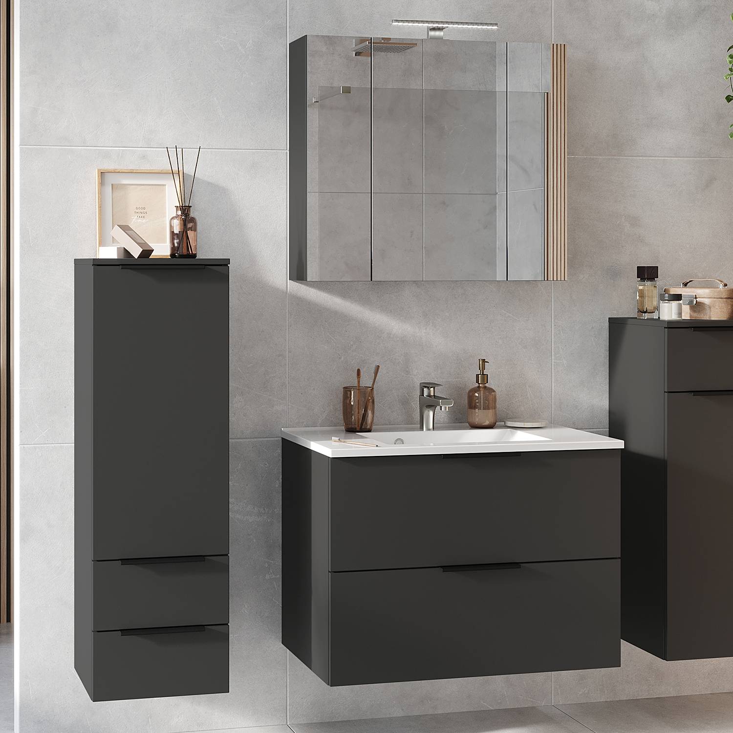 Badezimmerset Crandon 3-tlg - SPS B kaufen | home24